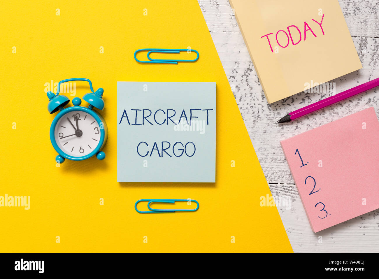 Handwriting text writing Aircraft Cargo. Conceptual photo Freight ...