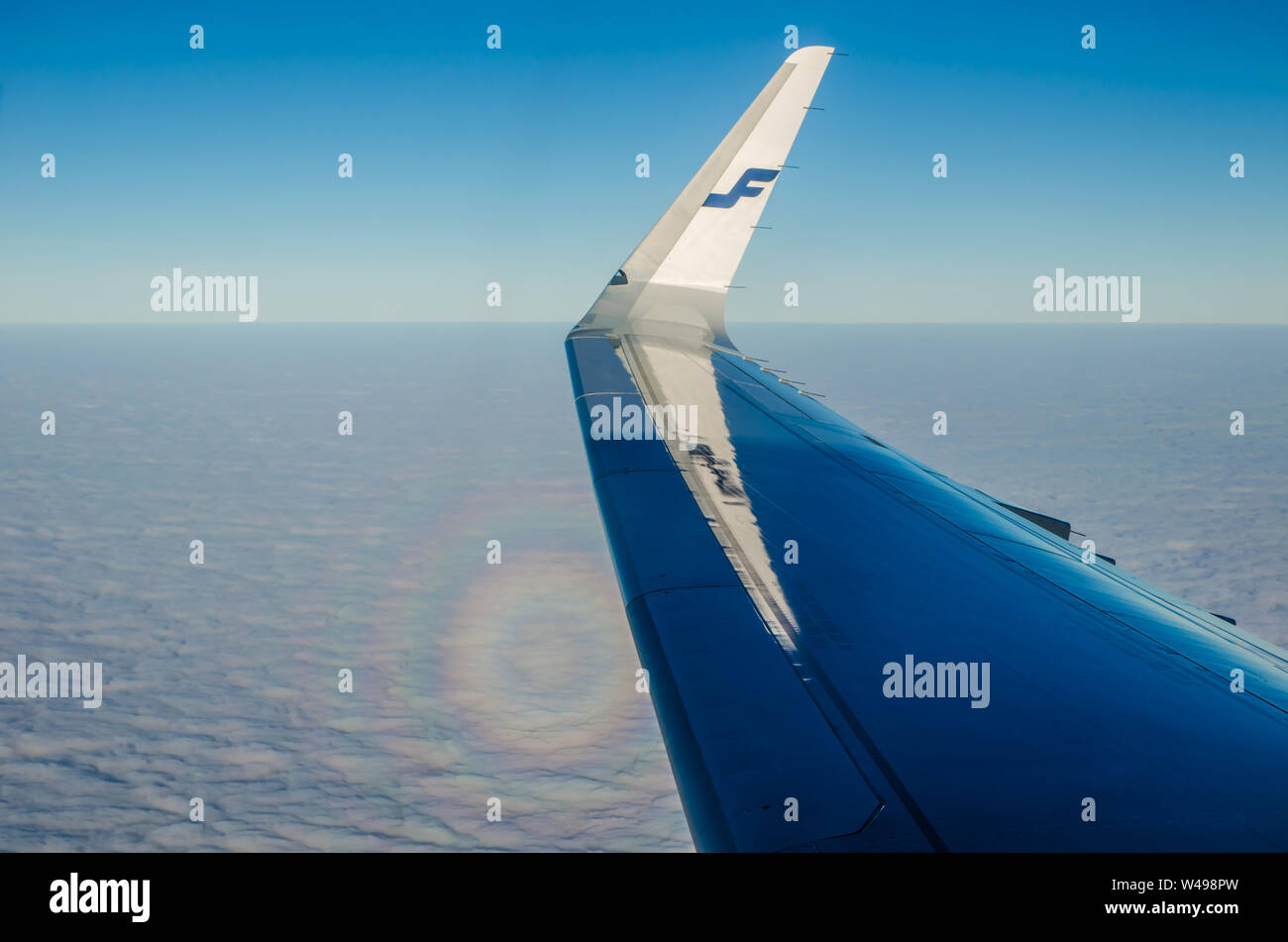 sky and clouds from the window of the plane altitude flight flight ...