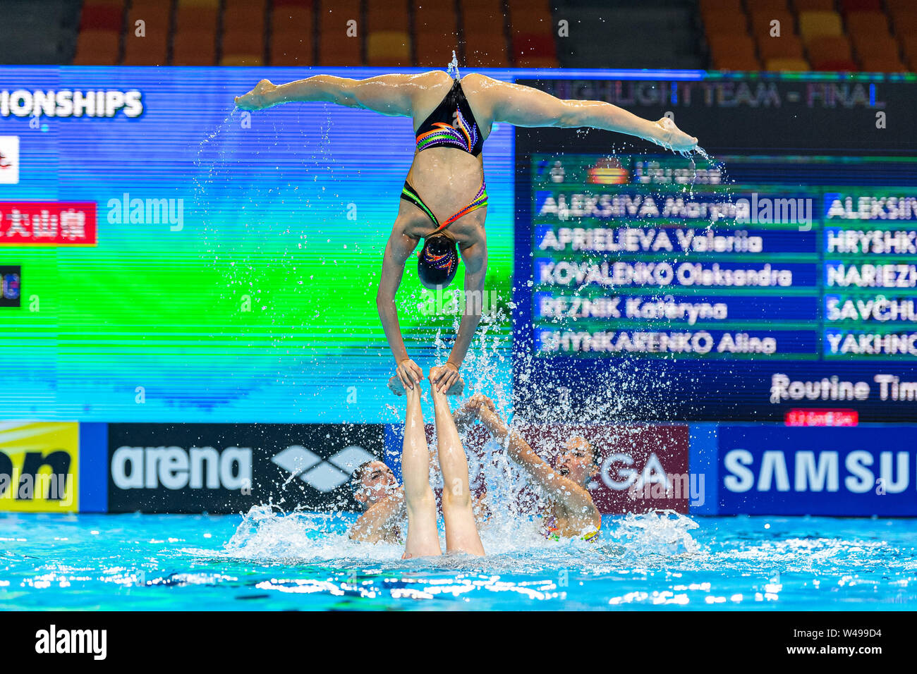 15 july 2019 Gwangju, South Korea 18th FINA World Aquatics ...