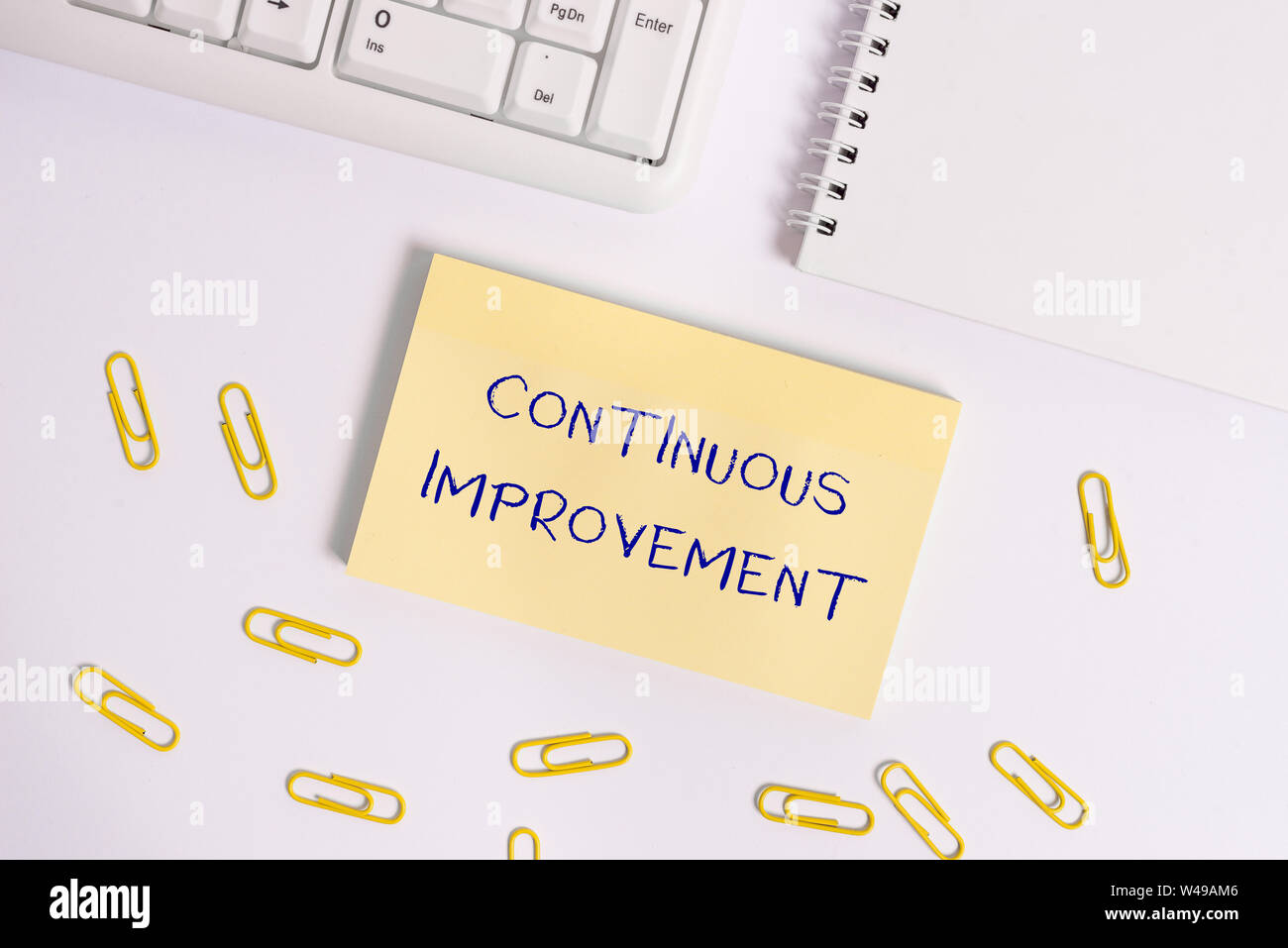 Conceptual hand writing showing Continuous Improvement. Concept meaning ...