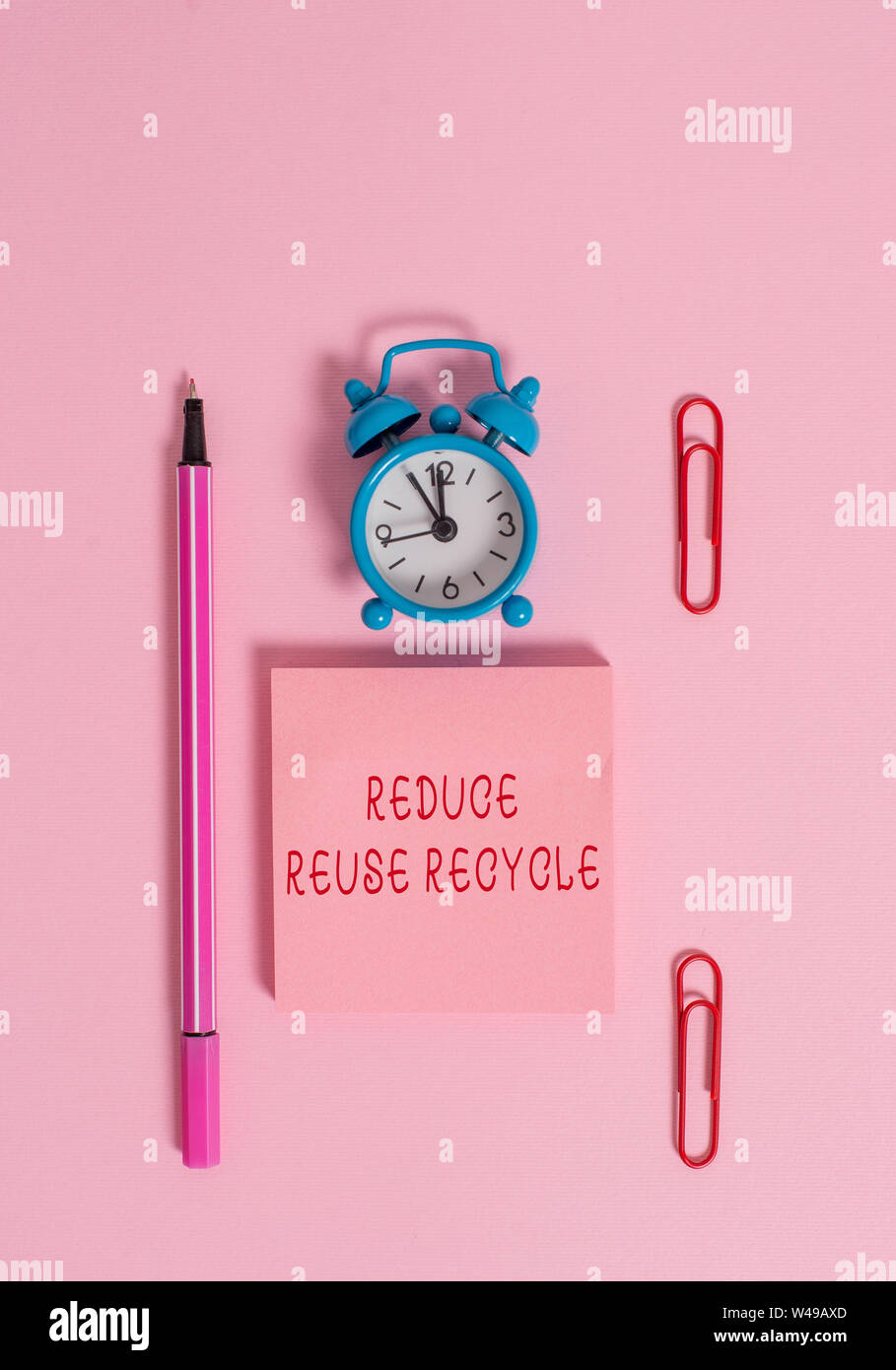 Conceptual hand writing showing Reduce Reuse Recycle. Concept meaning ...