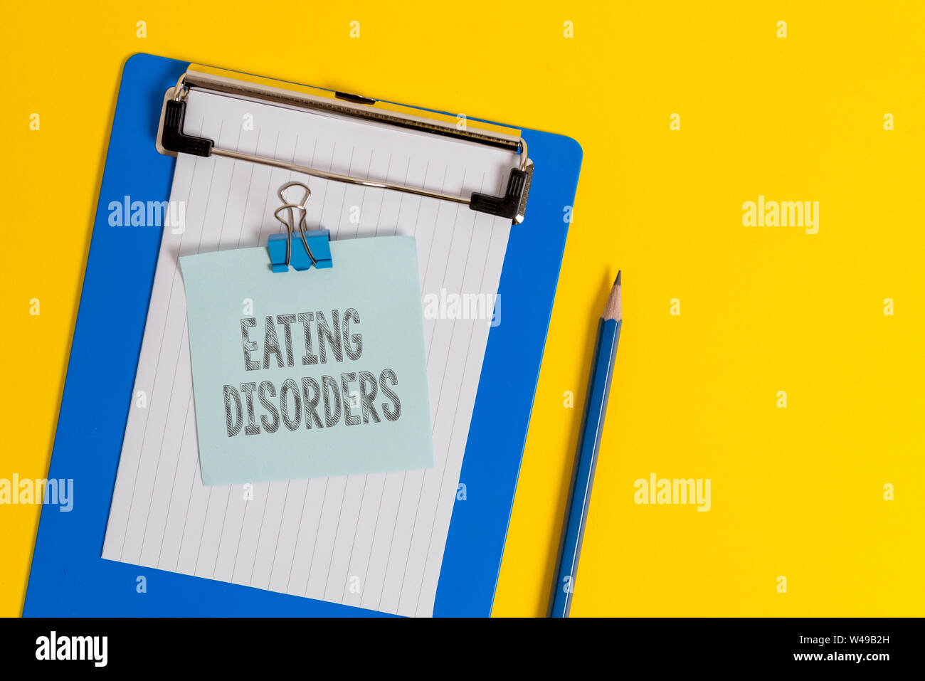 Handwriting text writing Eating Disorders. Conceptual photo any of a ...