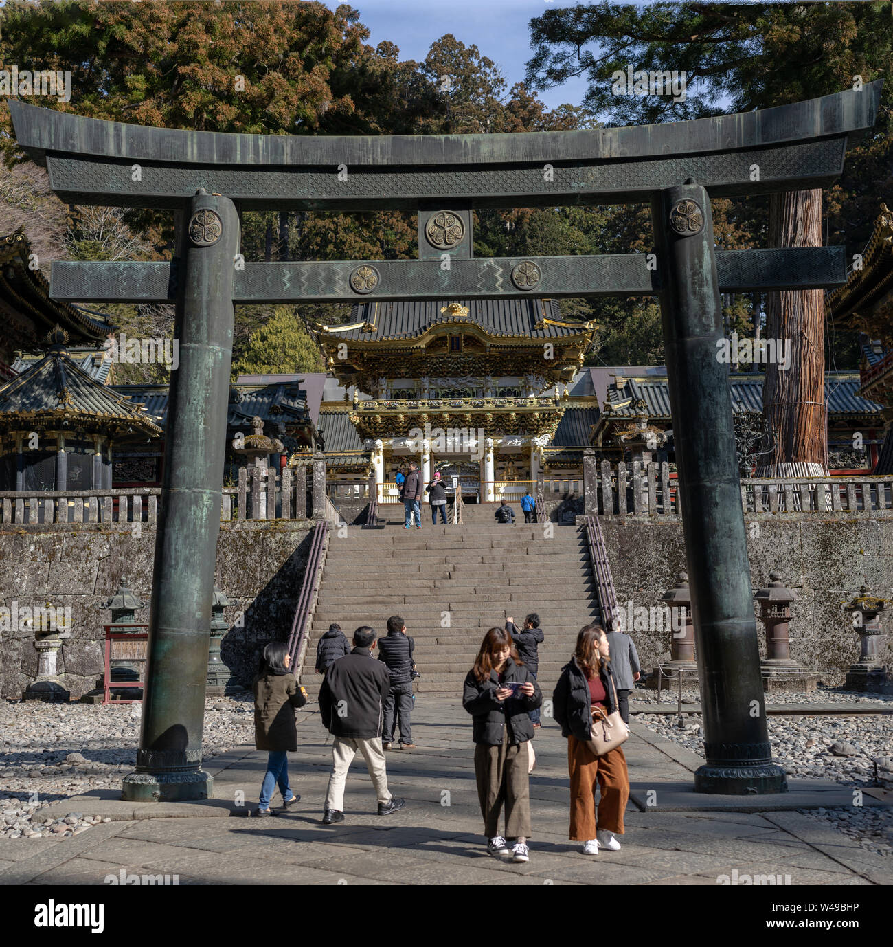 Yomeimon Gate. Japan's most ornate structure, giving off a grand and ...