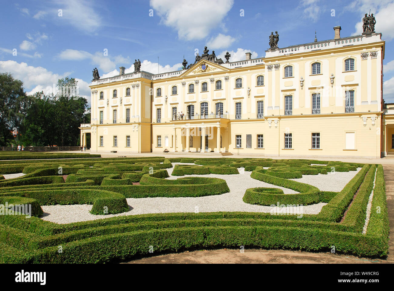 Baroque Branicki Palace built in XVII century designed by Tylman van ...
