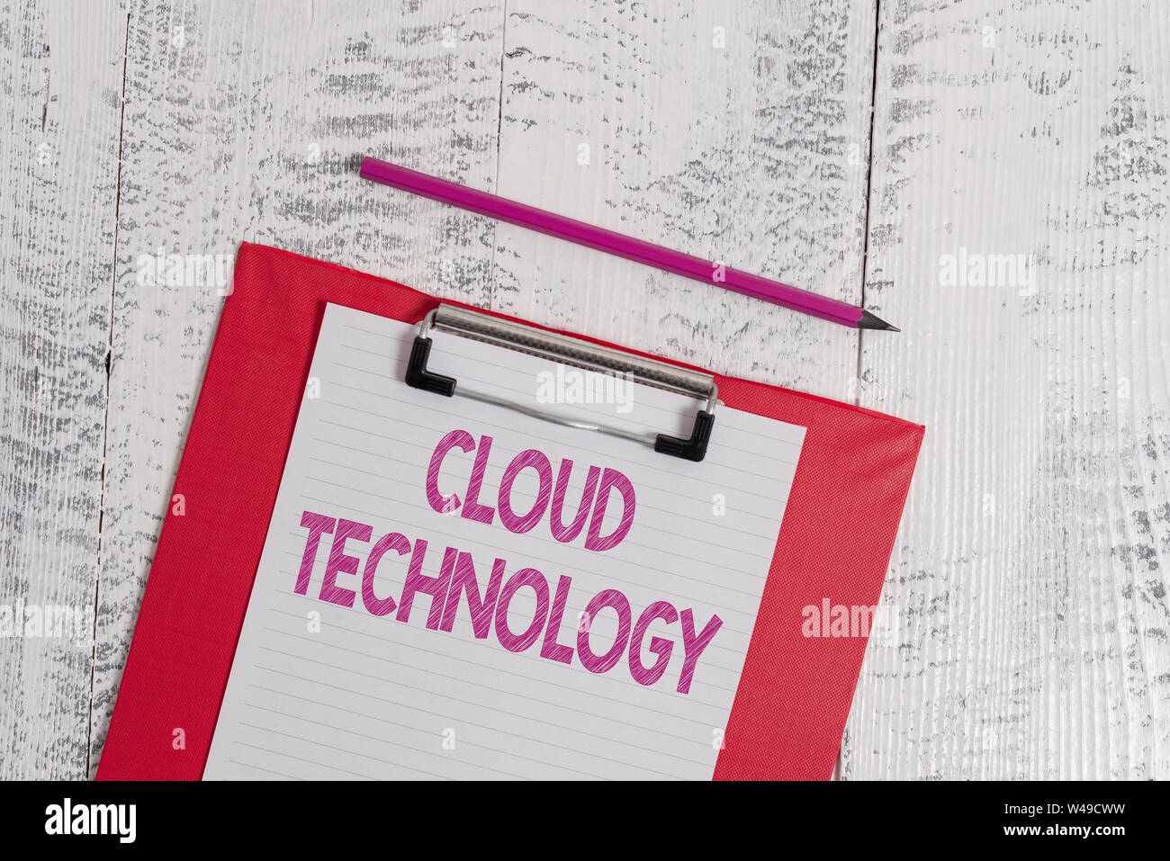 Handwriting text Cloud Technology. Conceptual photo storing and accessing data and programs over ...
