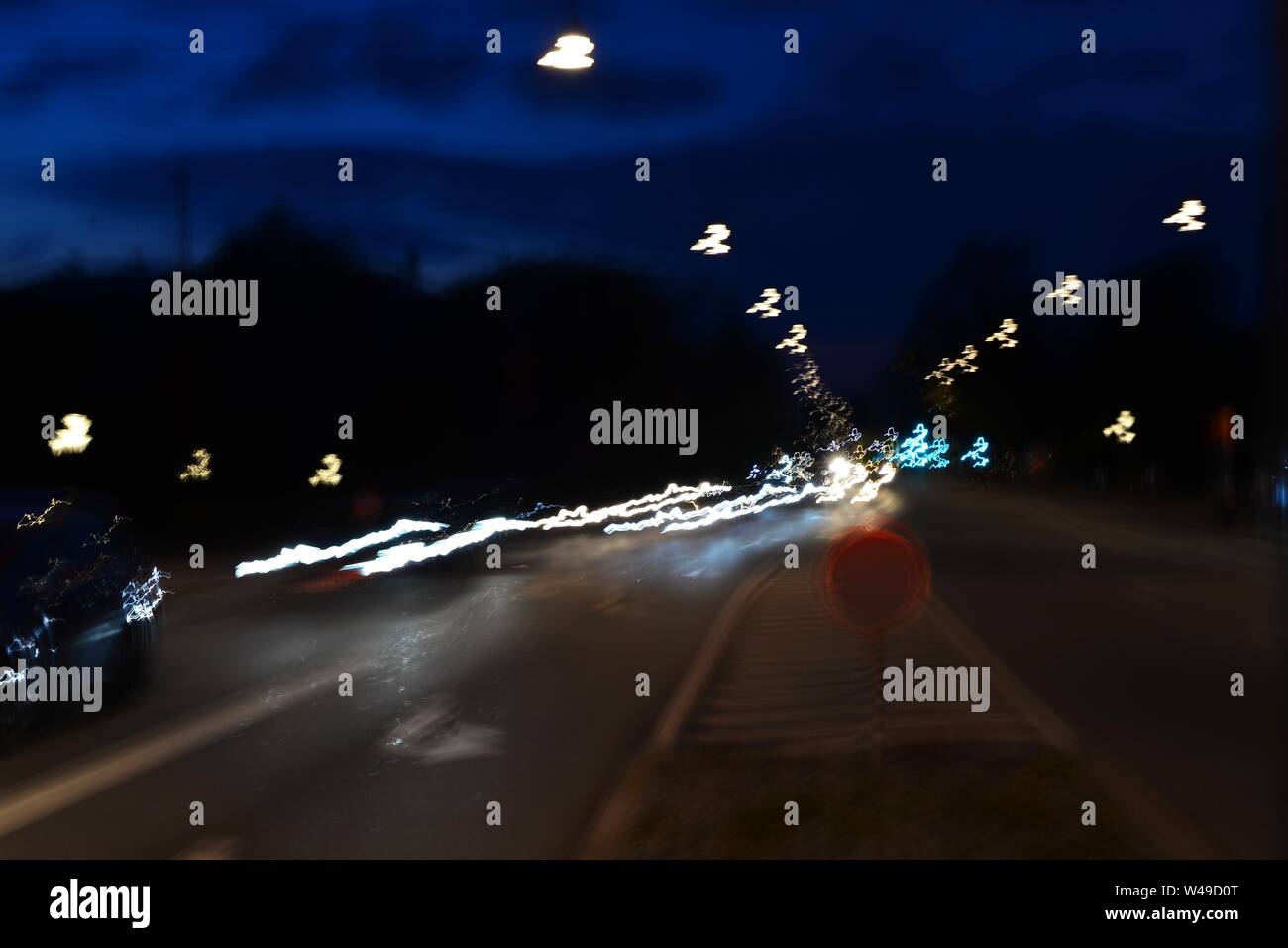 Time lapse photography of a street in denmark Stock Photo - Alamy