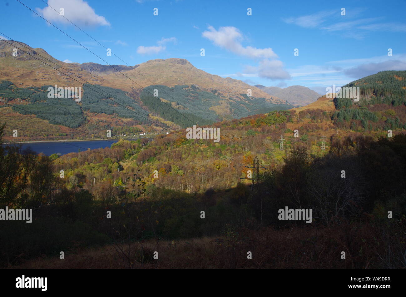 The Loch Lomond and Cowal Way. Cowal peninsula. Highlands. Scotland. UK ...