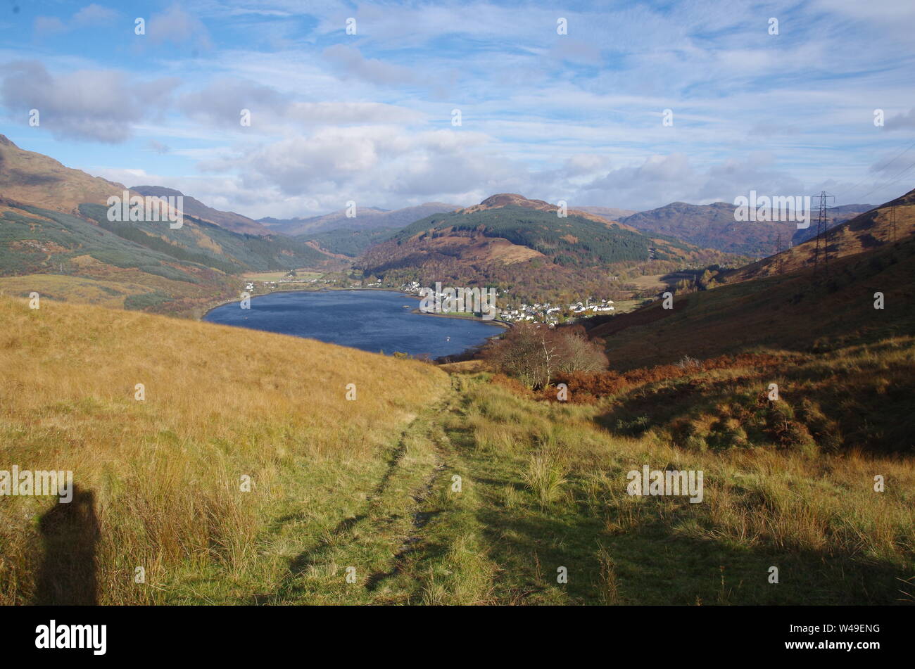 The Loch Lomond and Cowal Way. Cowal peninsula. Highlands. Scotland. UK ...