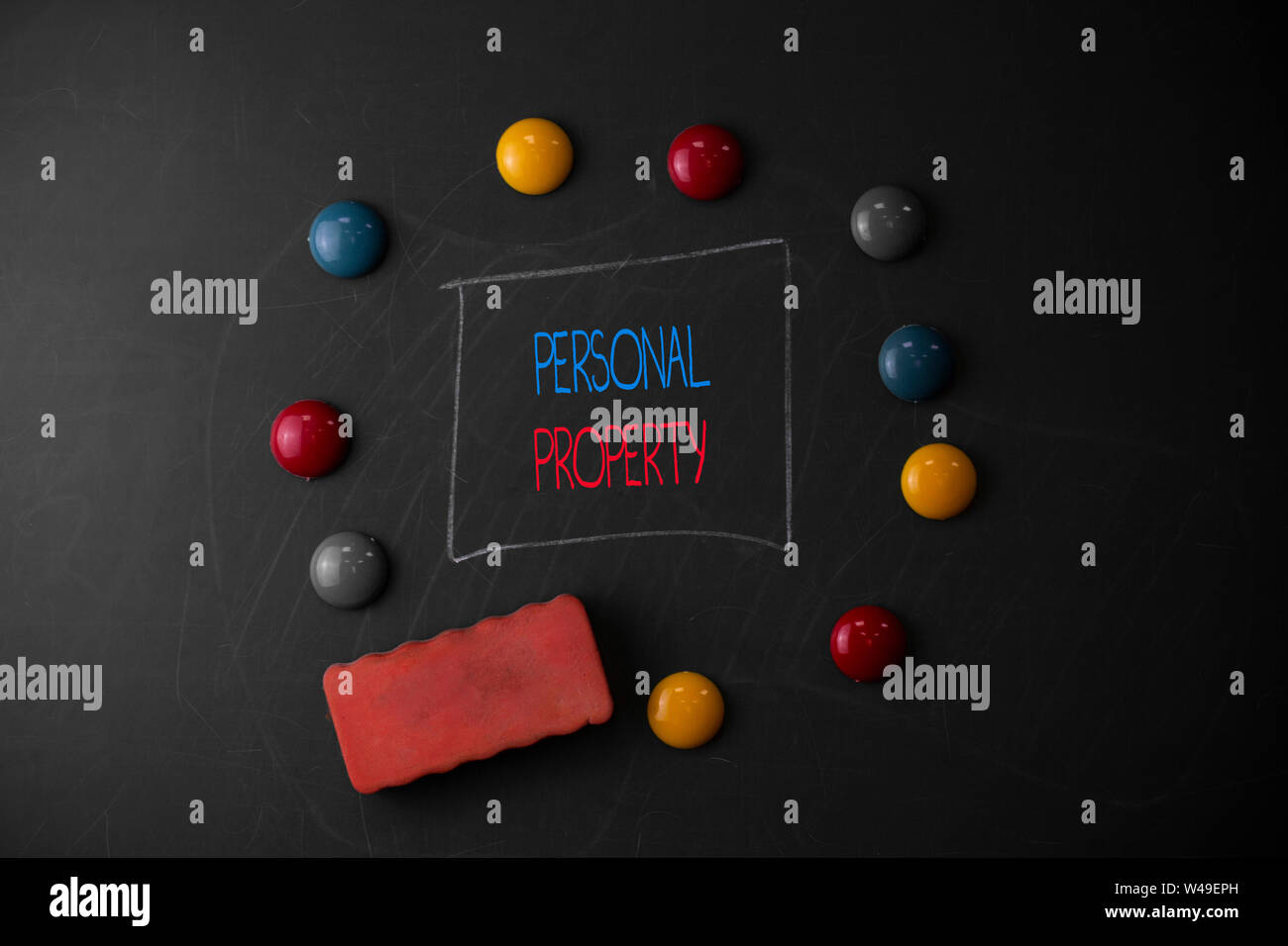 Conceptual hand writing showing Personal Property. Concept meaning ...