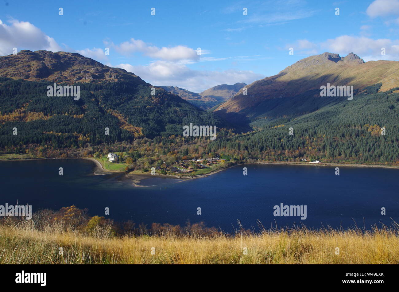 The Loch Lomond and Cowal Way. Cowal peninsula. Highlands. Scotland. UK ...