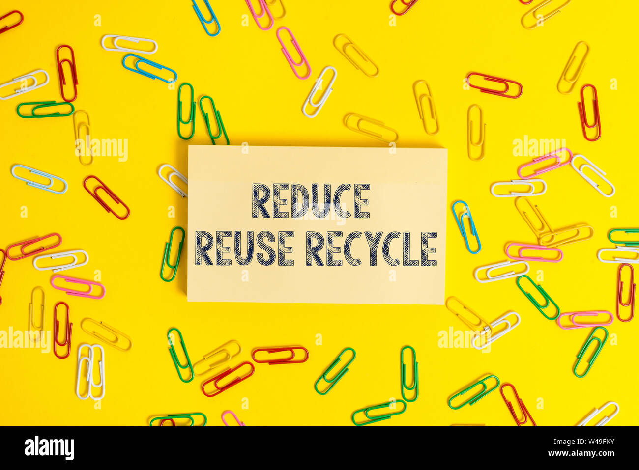Text sign showing Reduce Reuse Recycle. Business photo showcasing ...