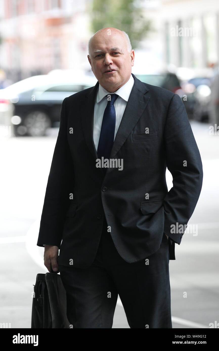 London, UK, 21th July 2019. Former leader of the Conservative Party ...