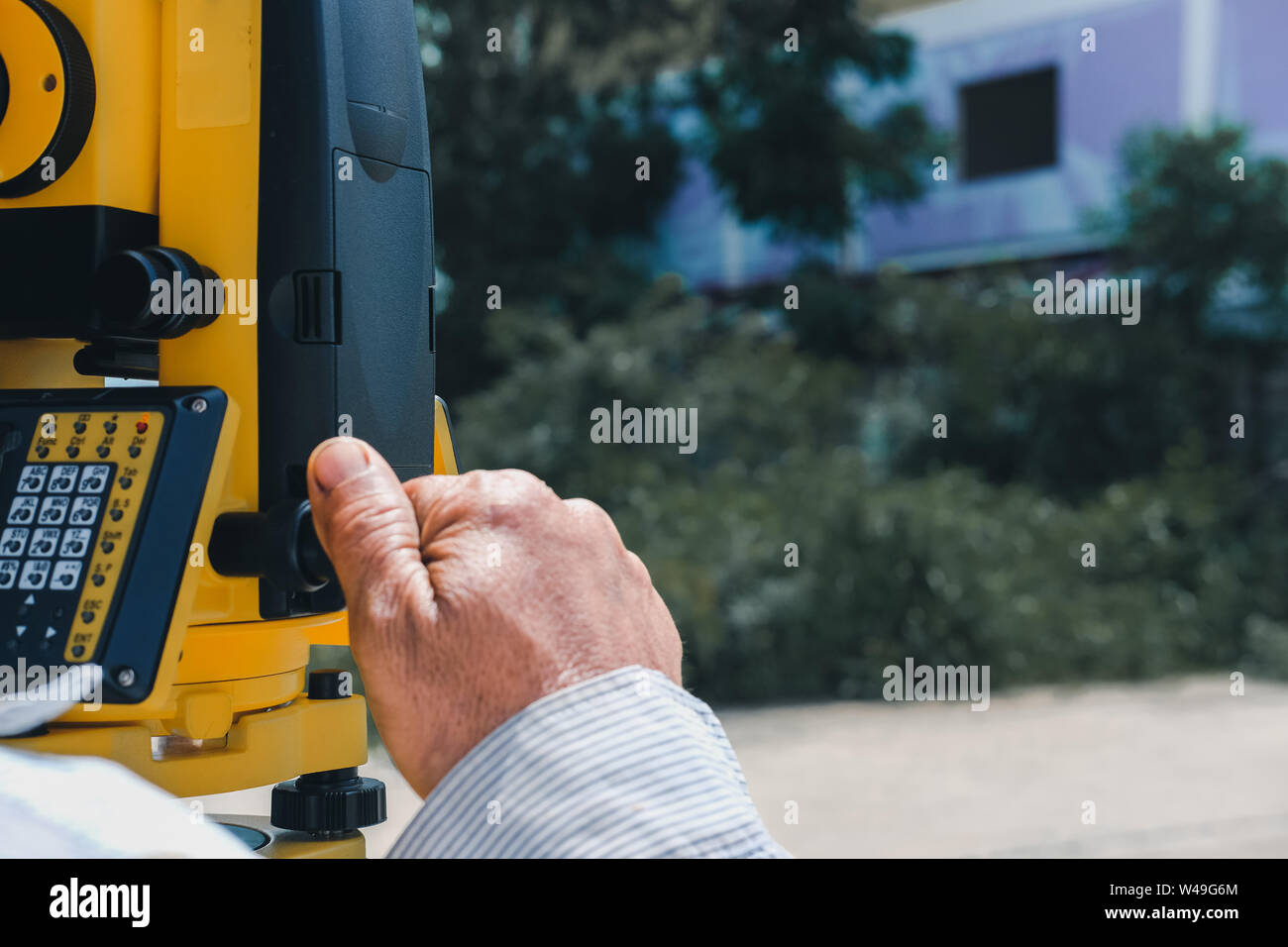 Tacheometer hi-res stock photography and images - Alamy