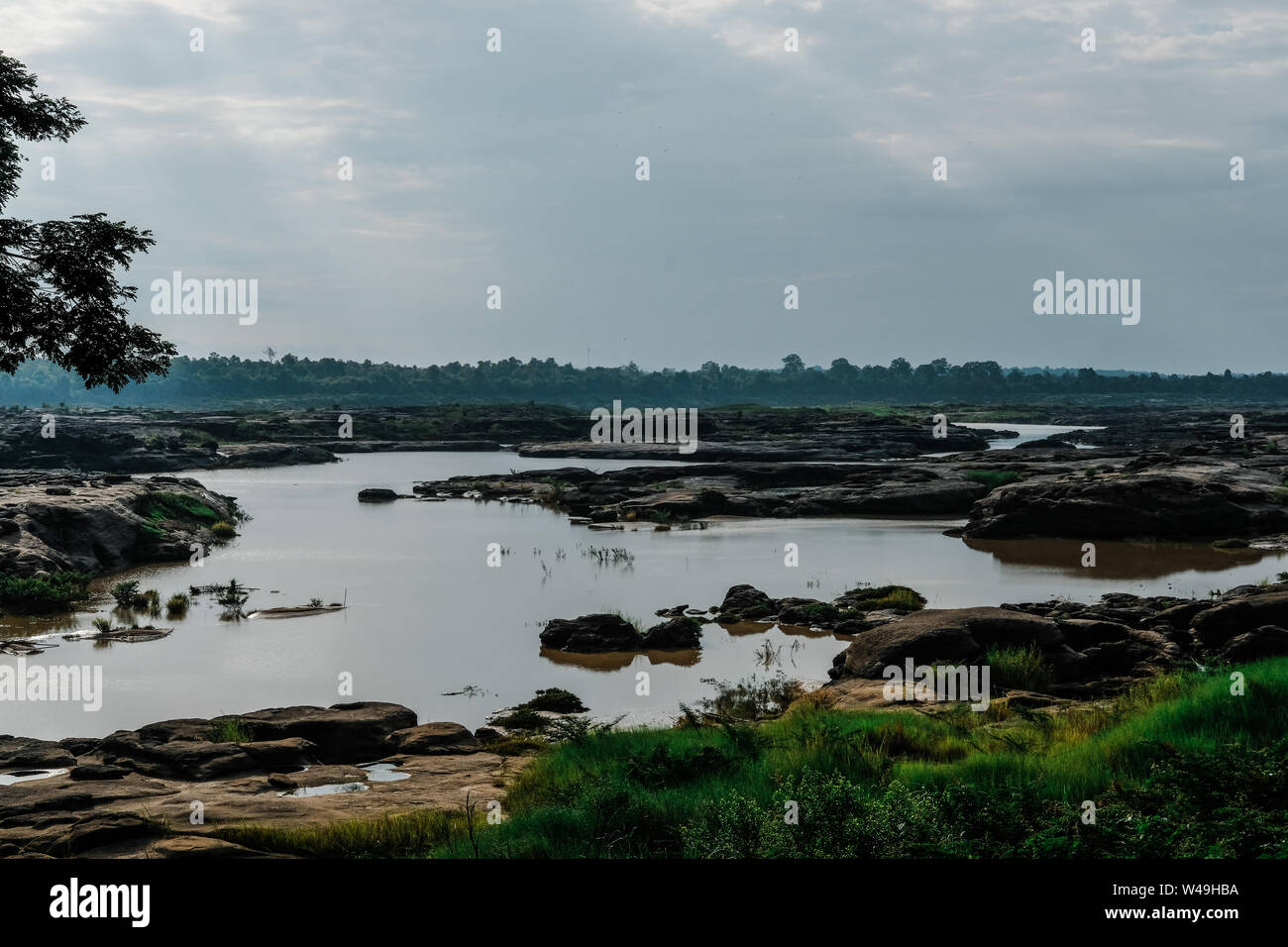 grand canyon stone rock formation. river landscape view in summer Stock ...
