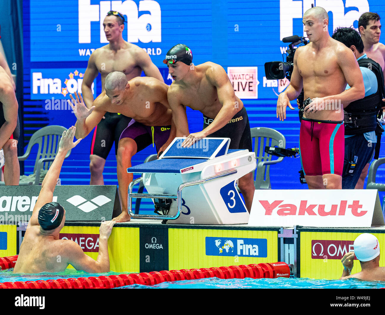 World swimming championships 2019 relay hi-res stock photography and ...