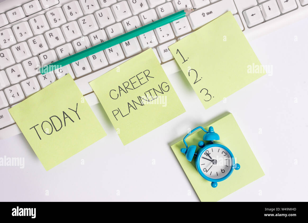 Writing note showing Career Planning. Business concept for ...