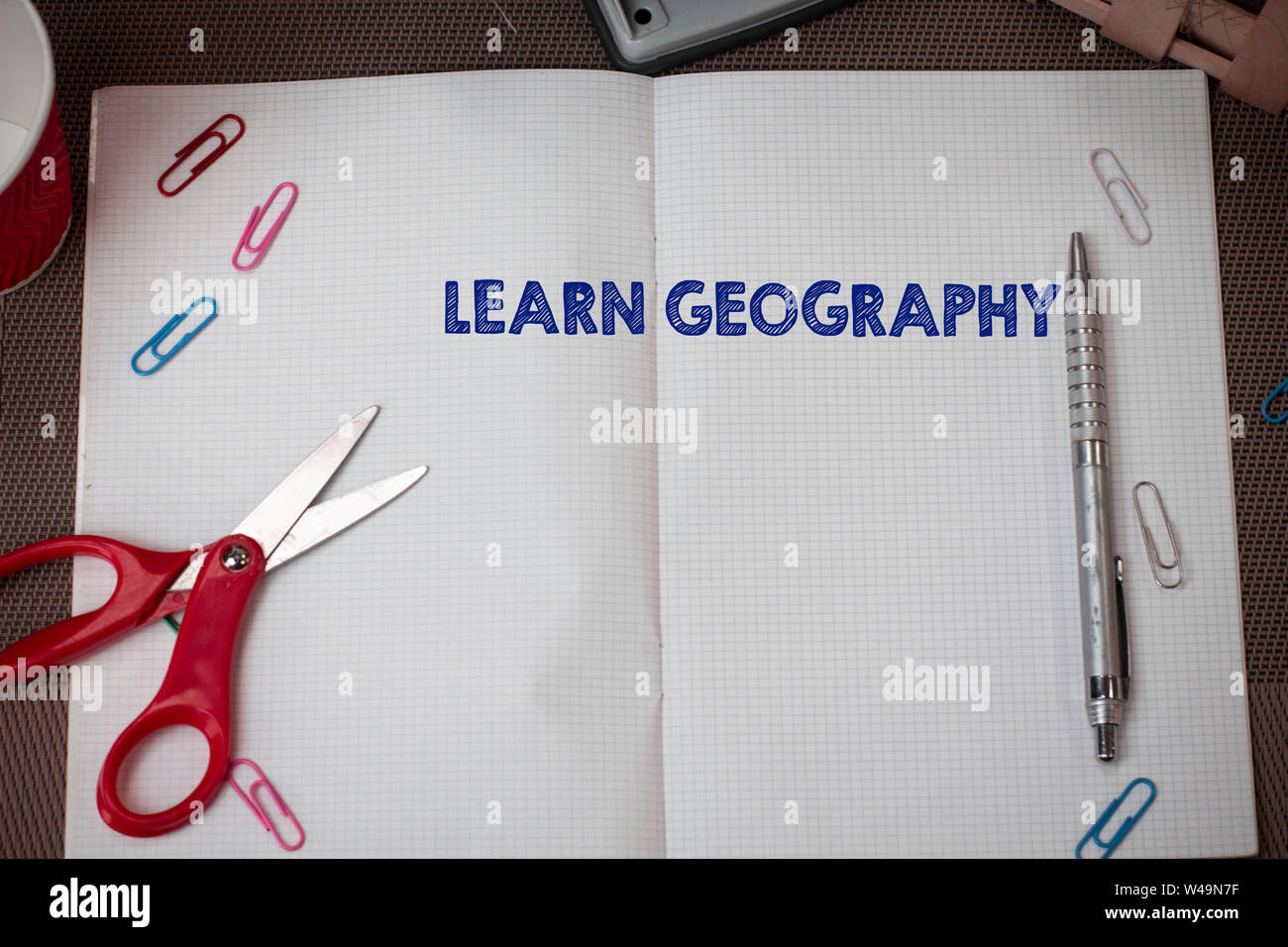 Conceptual hand writing showing Learn Geography. Concept meaning study ...