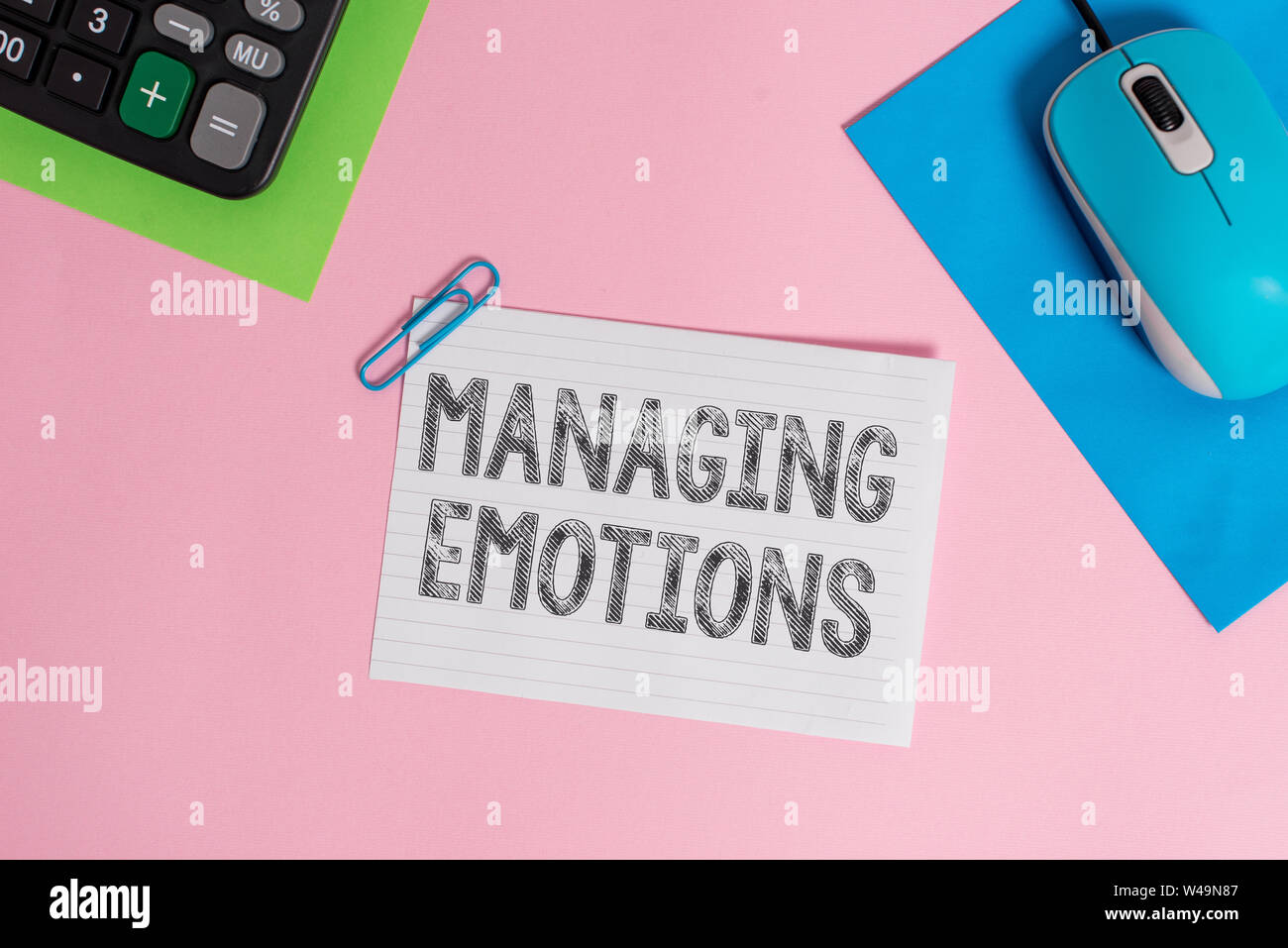 Conceptual hand writing showing Managing Emotions. Concept meaning ...
