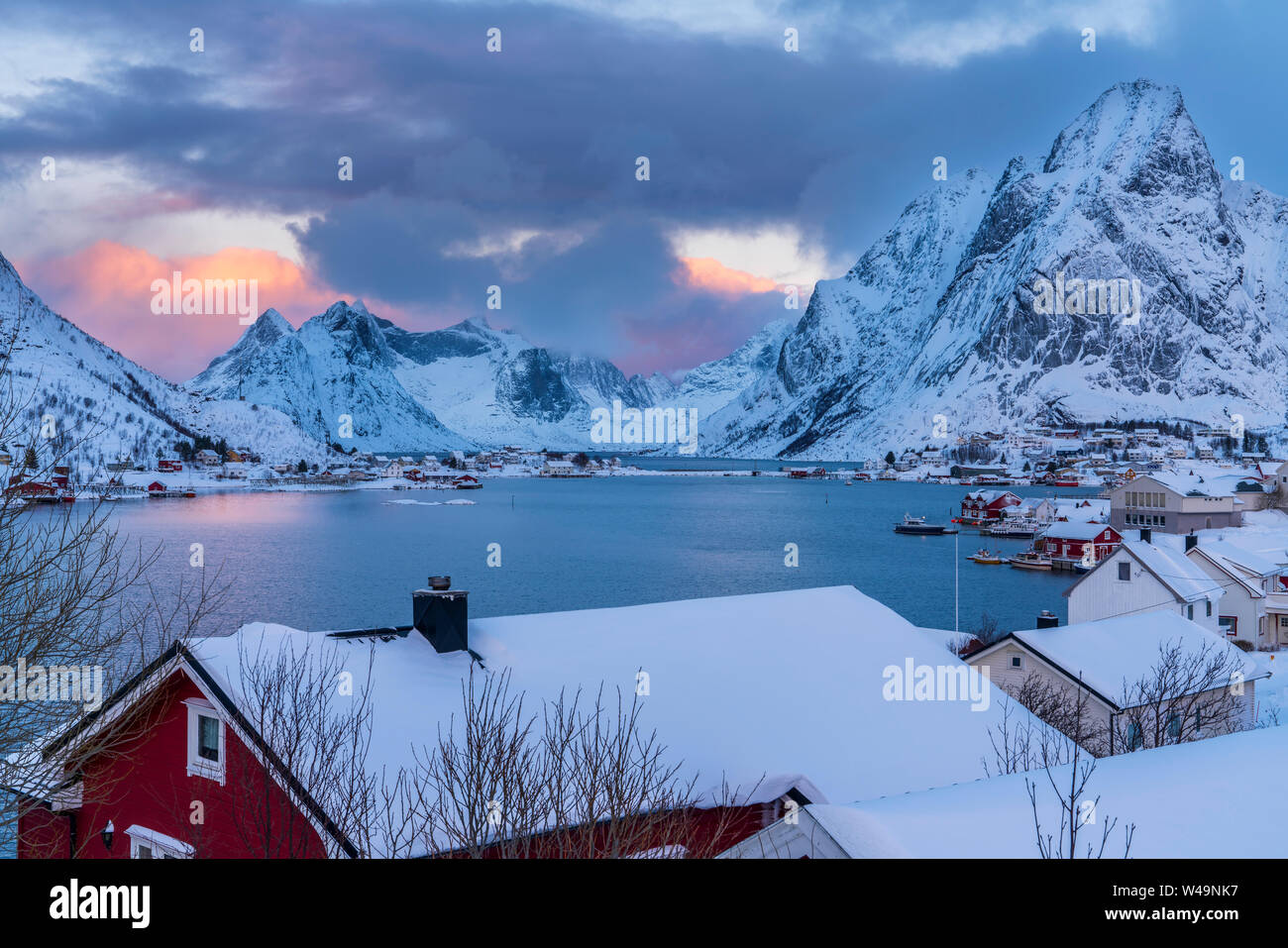 Reine, Moskenesoya, Lofoten, Norland, Norway, Europe Stock Photo - Alamy