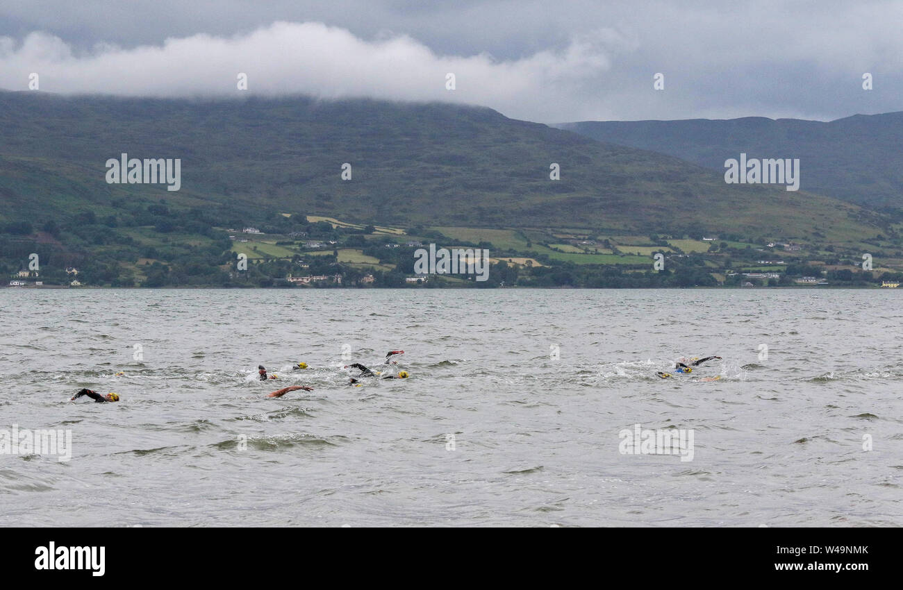 Rostrevor swim event 2019 hi-res stock photography and images - Alamy