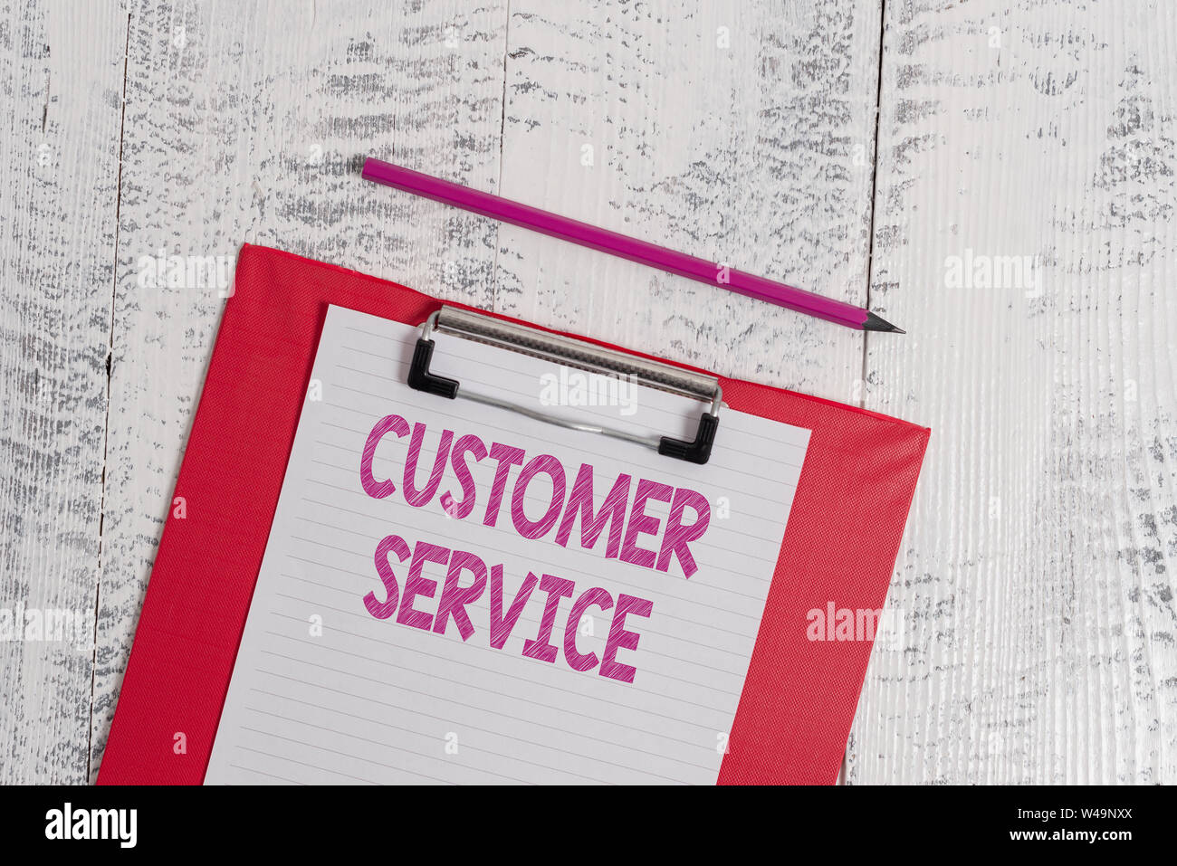Handwriting Text Customer Service Conceptual Photo Process Of Ensuring Client Satisfaction With