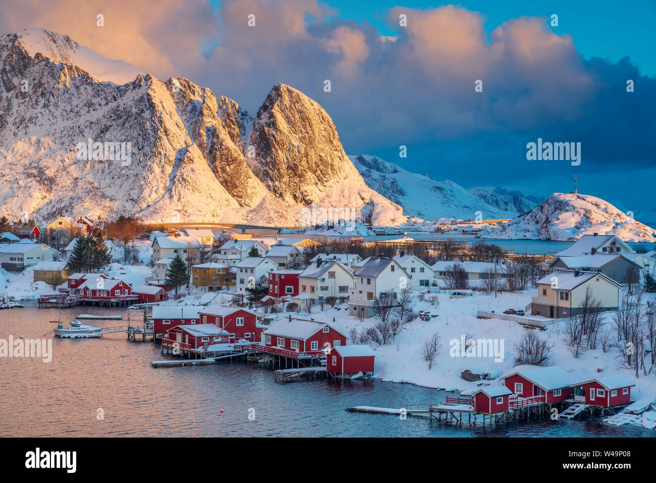 Reine, Moskenesoya, Lofoten, Norland, Norway, Europe Stock Photo - Alamy