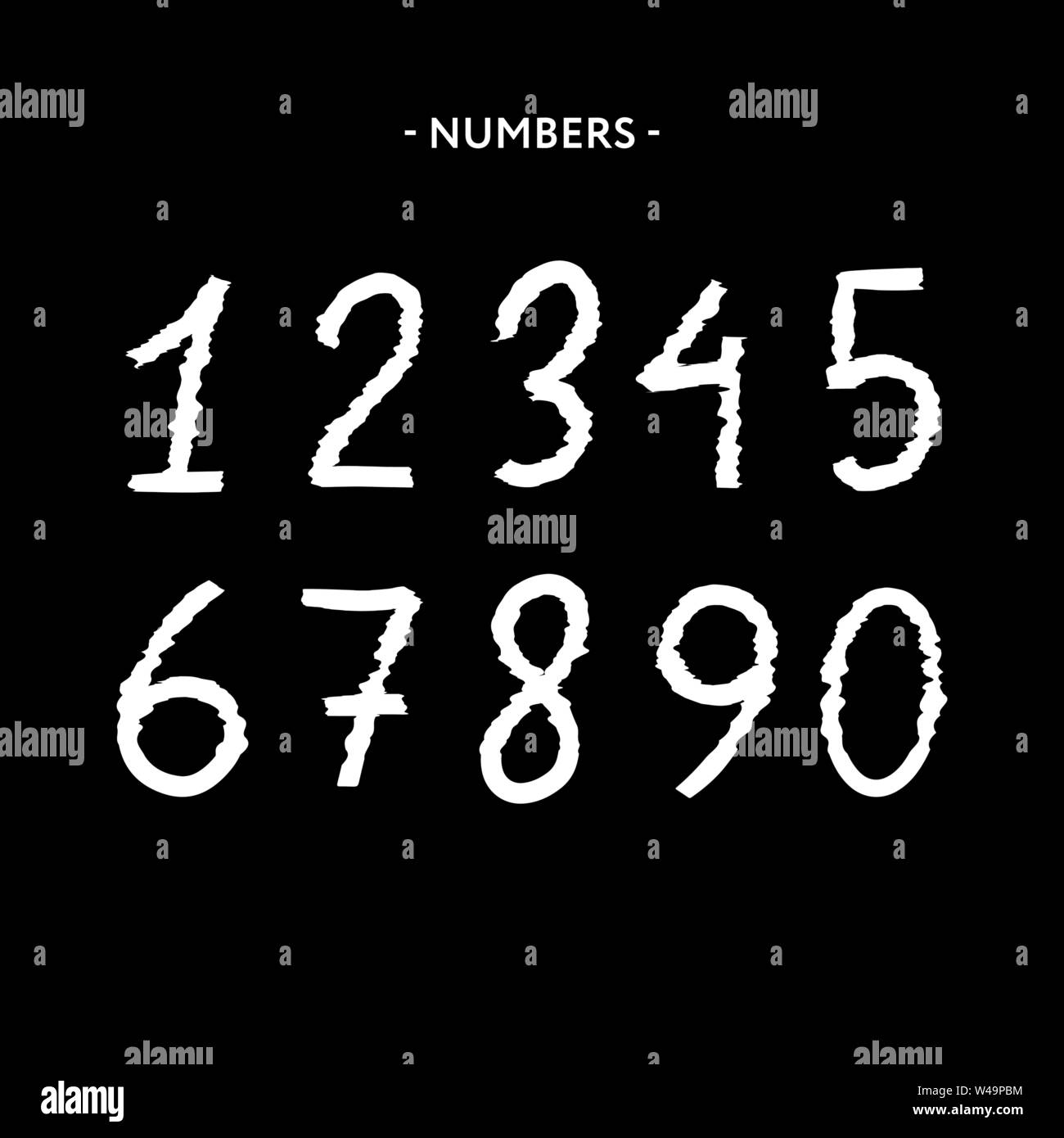 Numeric screen Stock Vector Images - Alamy