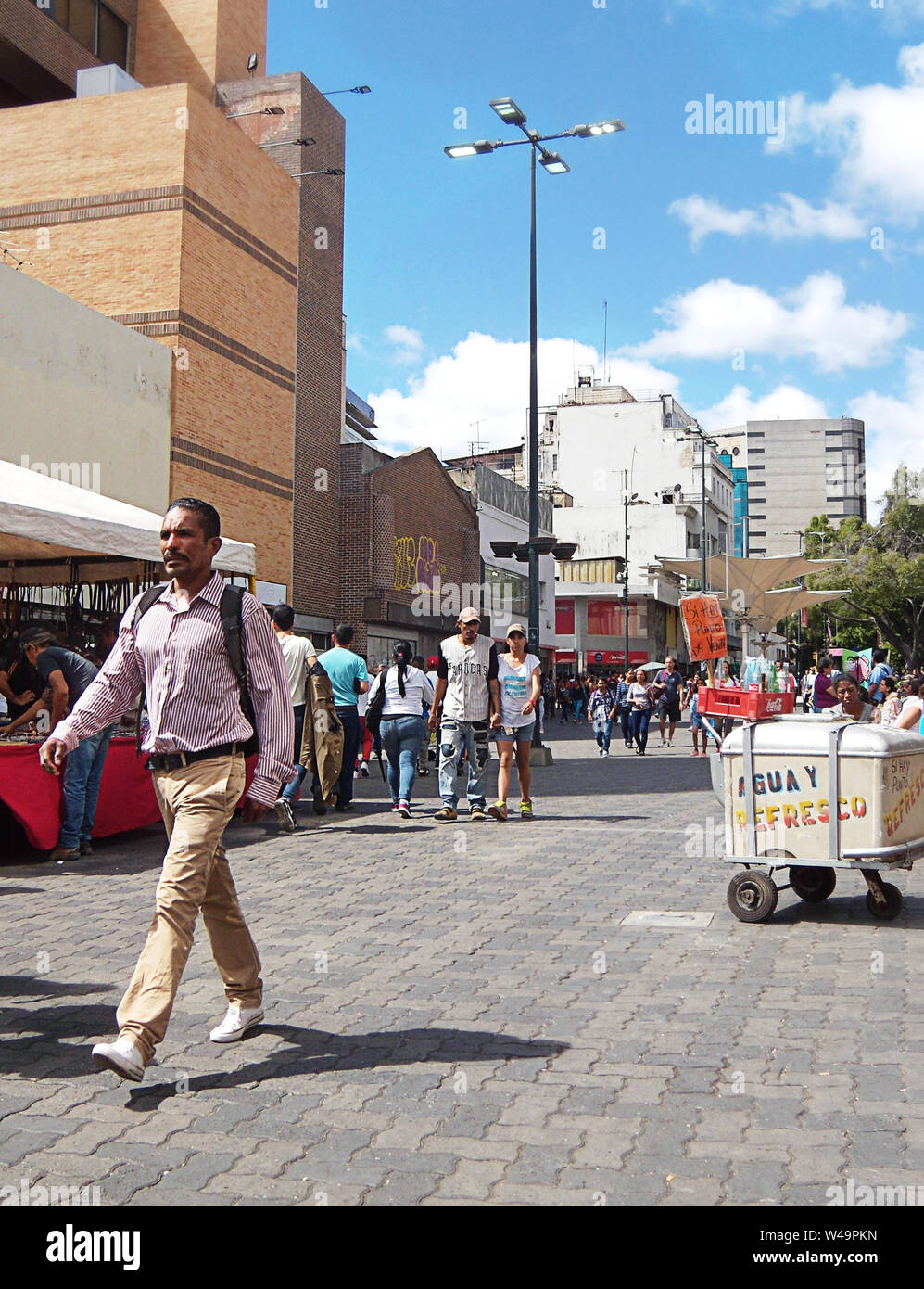 Everyday lifestyle street scene in Caracas Venezuela 2019 Stock Photo ...