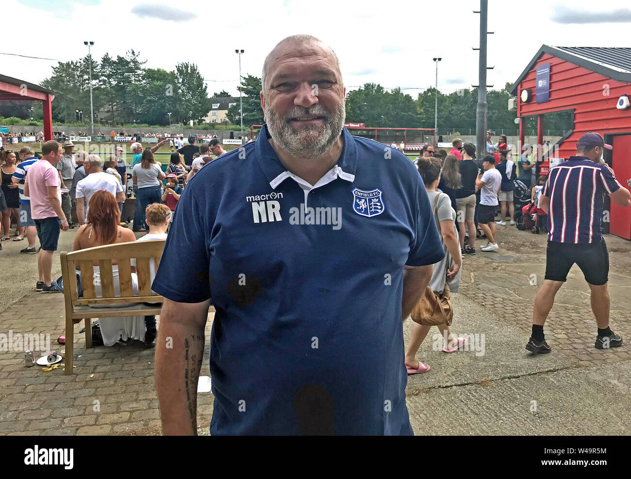 English former professional footballer Neil "Razor" Ruddock during the ...