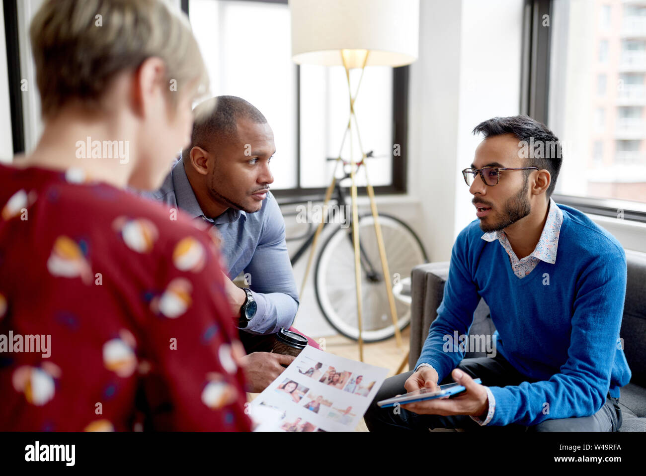 Indian team meeting hi-res stock photography and images - Alamy