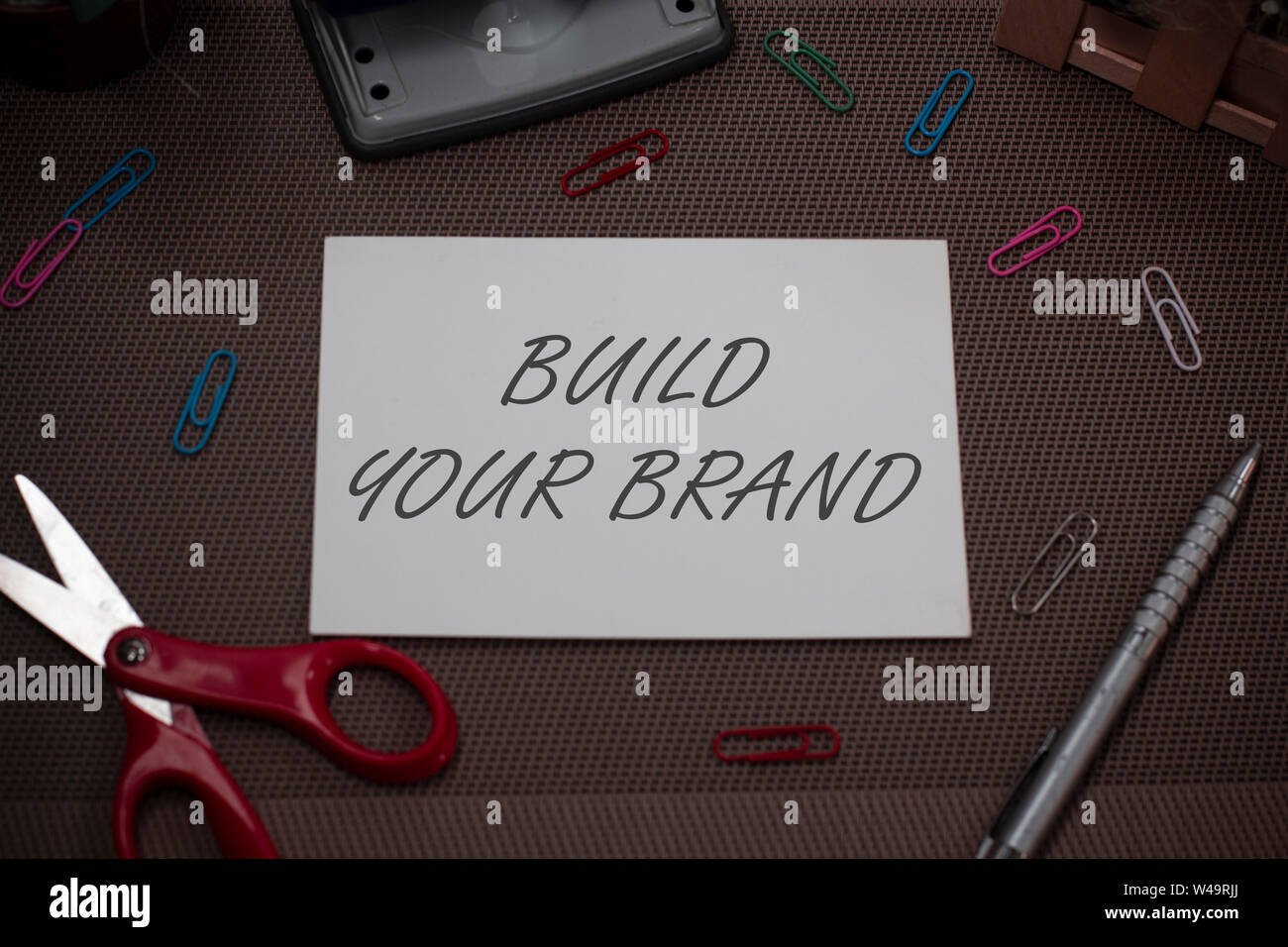 Handwriting text writing Build Your Brand. Conceptual photo enhancing ...