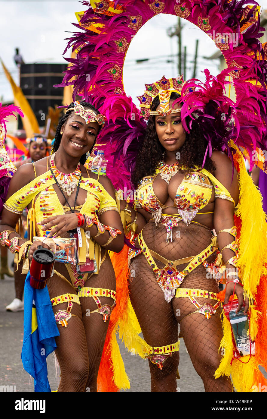 Saint Lucia Carnival 2019; July 15 2019 Stock Photo - Alamy