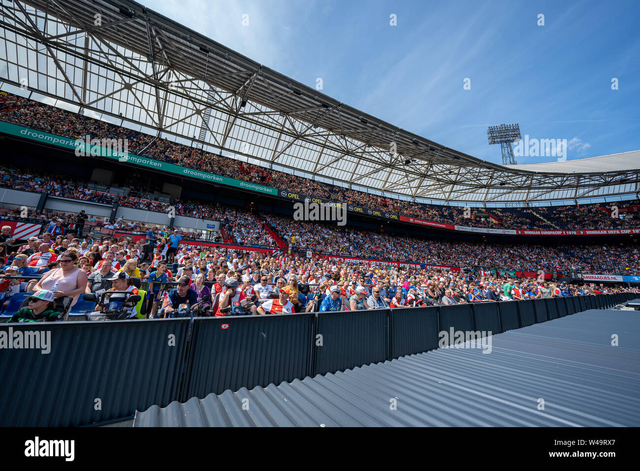 Rotterdam, Netherlands. 21st July, 2019. ROTTERDAM, 21-07-2019, Fanday ...
