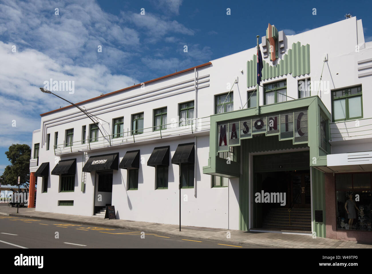 Napier New Zealand Architecture Stock Photo - Alamy
