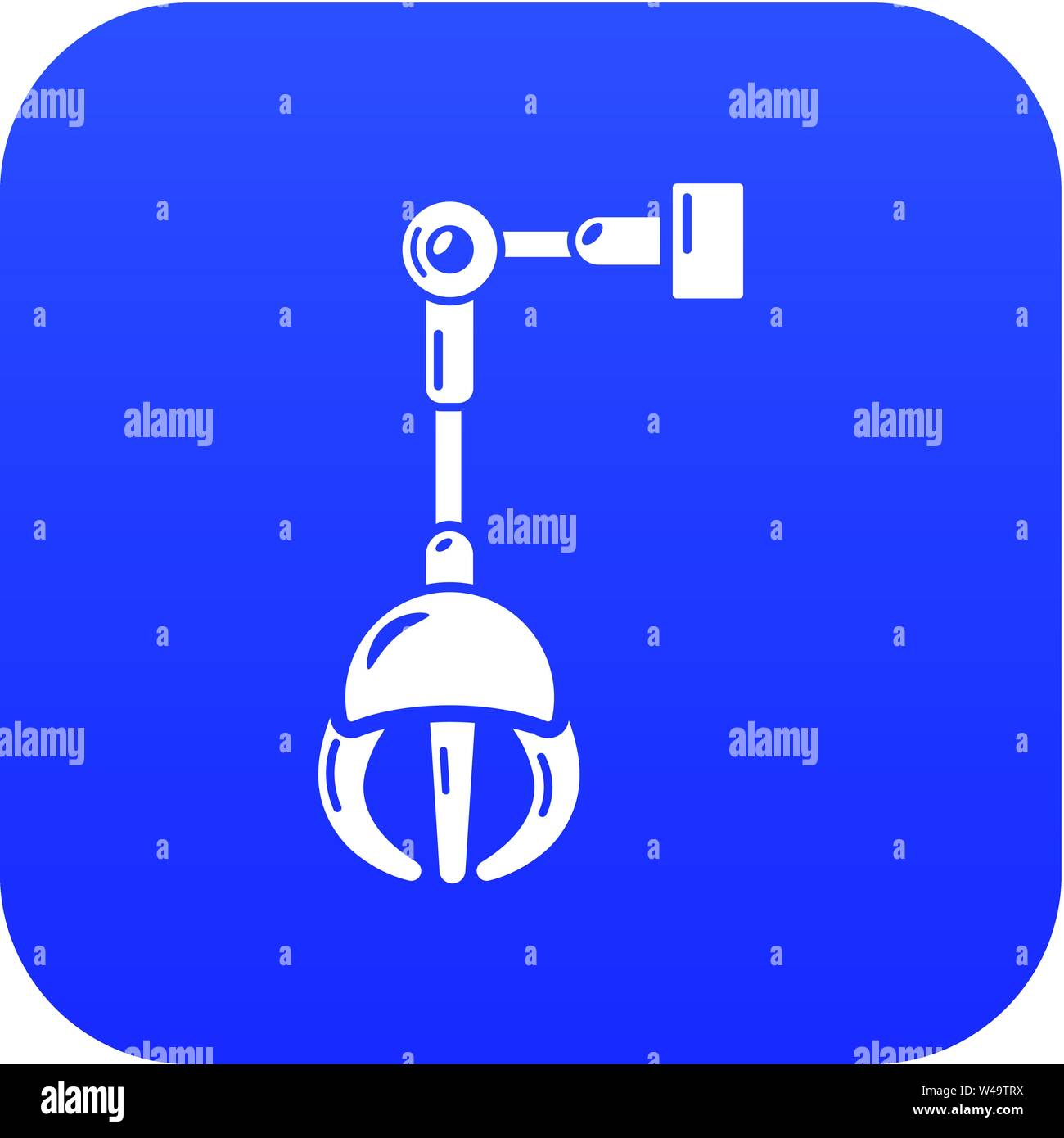 Mechanical grabber icon, simple style Stock Vector Image & Art - Alamy