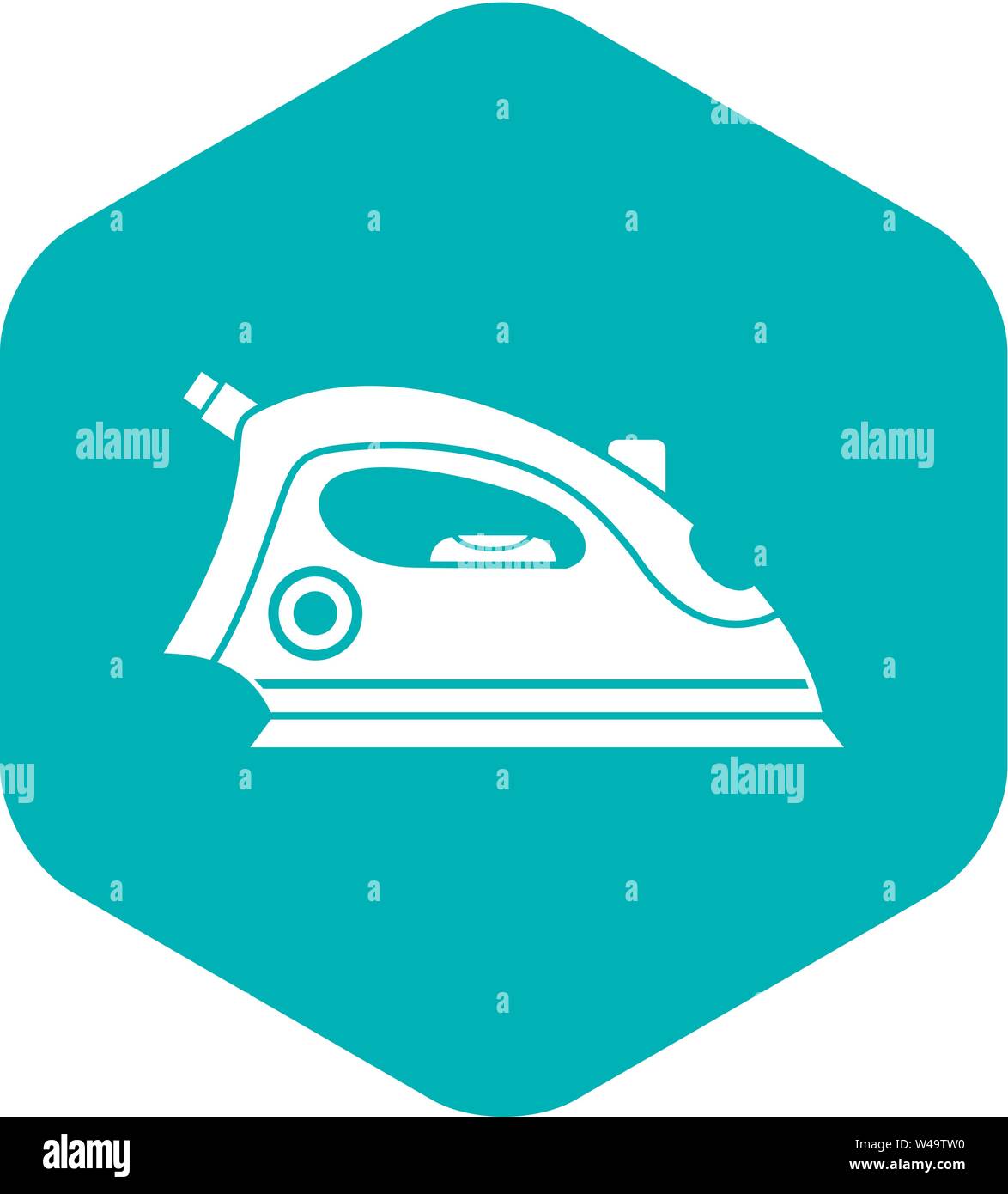 Iron icon, simple style Stock Vector Image & Art - Alamy