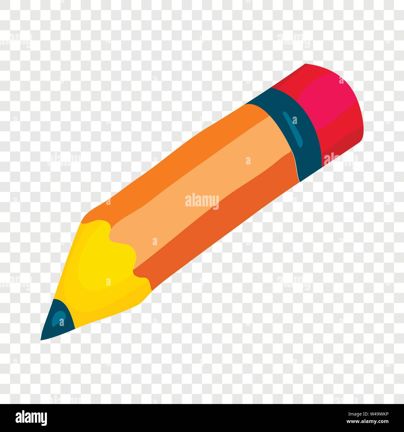 Pencil icon, cartoon style Stock Vector Image & Art - Alamy