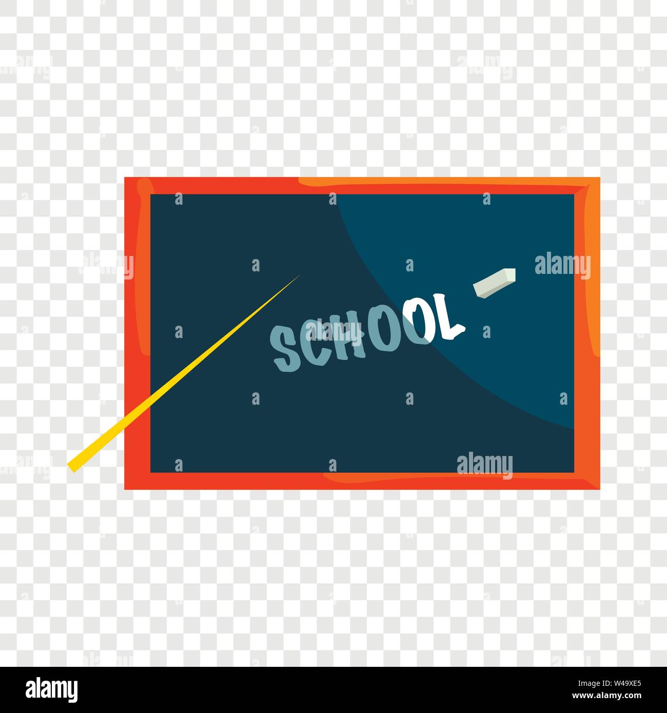 School blackboard icon, cartoon style Stock Vector Image & Art - Alamy