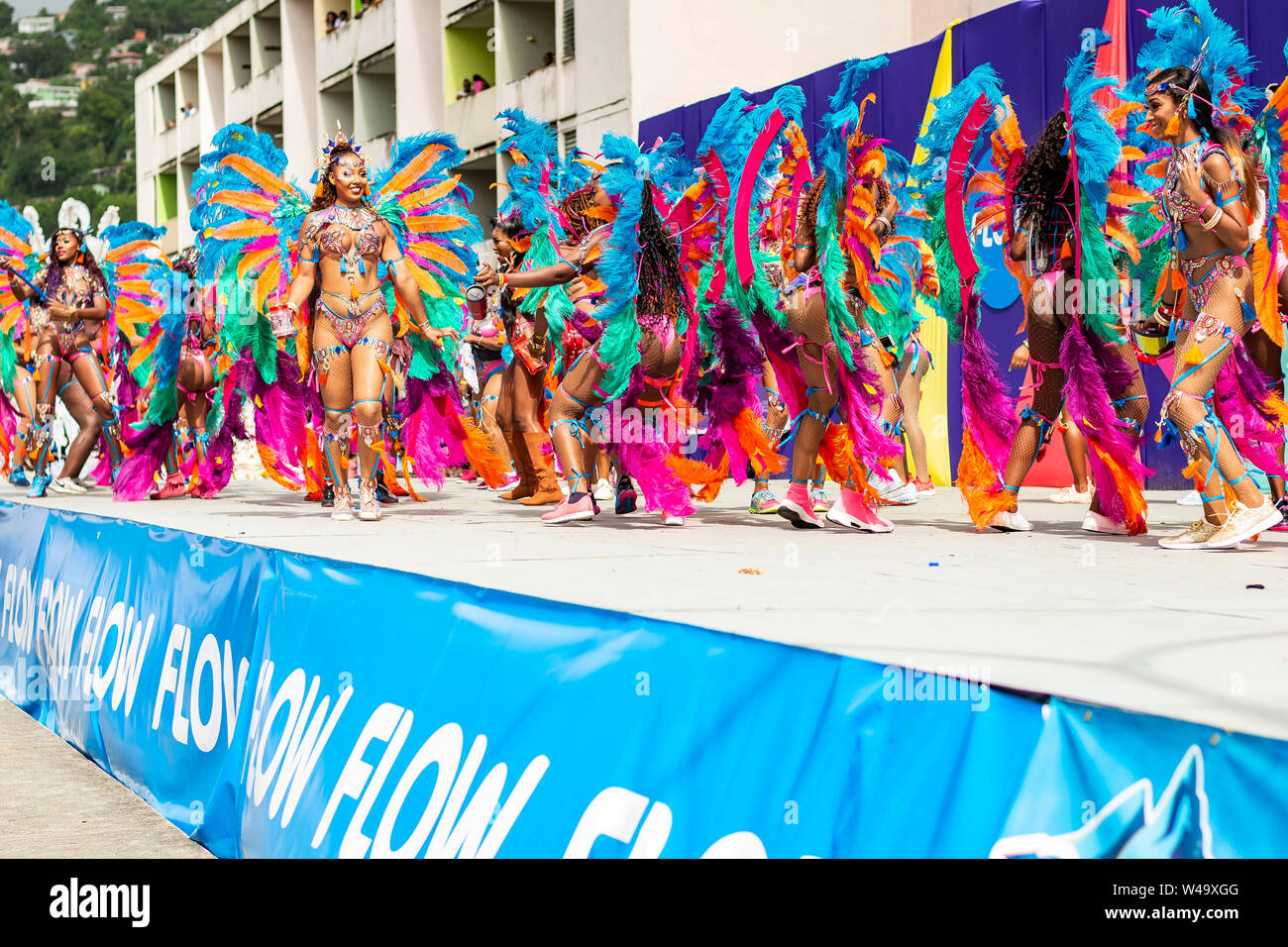 Saint Lucia Carnival 2019; July 15 2019 Stock Photo - Alamy
