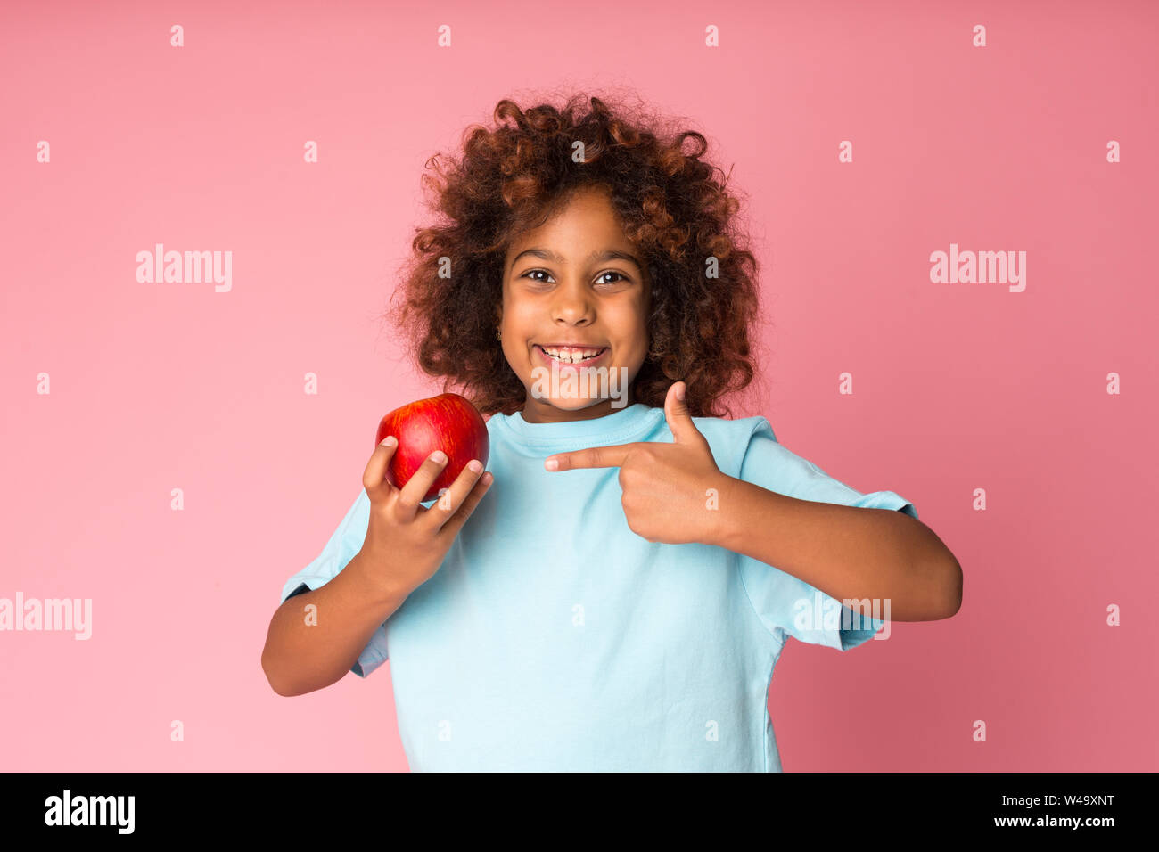 Happy Apple Girl