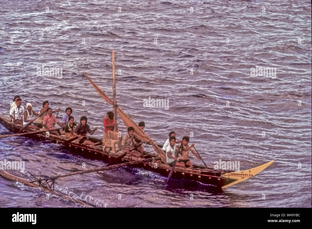 Tribals in a boat hi-res stock photography and images - Alamy