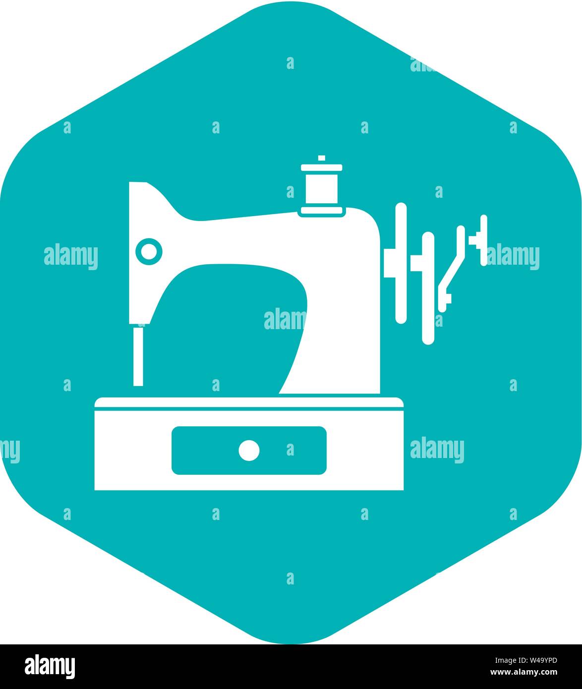 Sewing machine icon, simple style Stock Vector Image & Art - Alamy