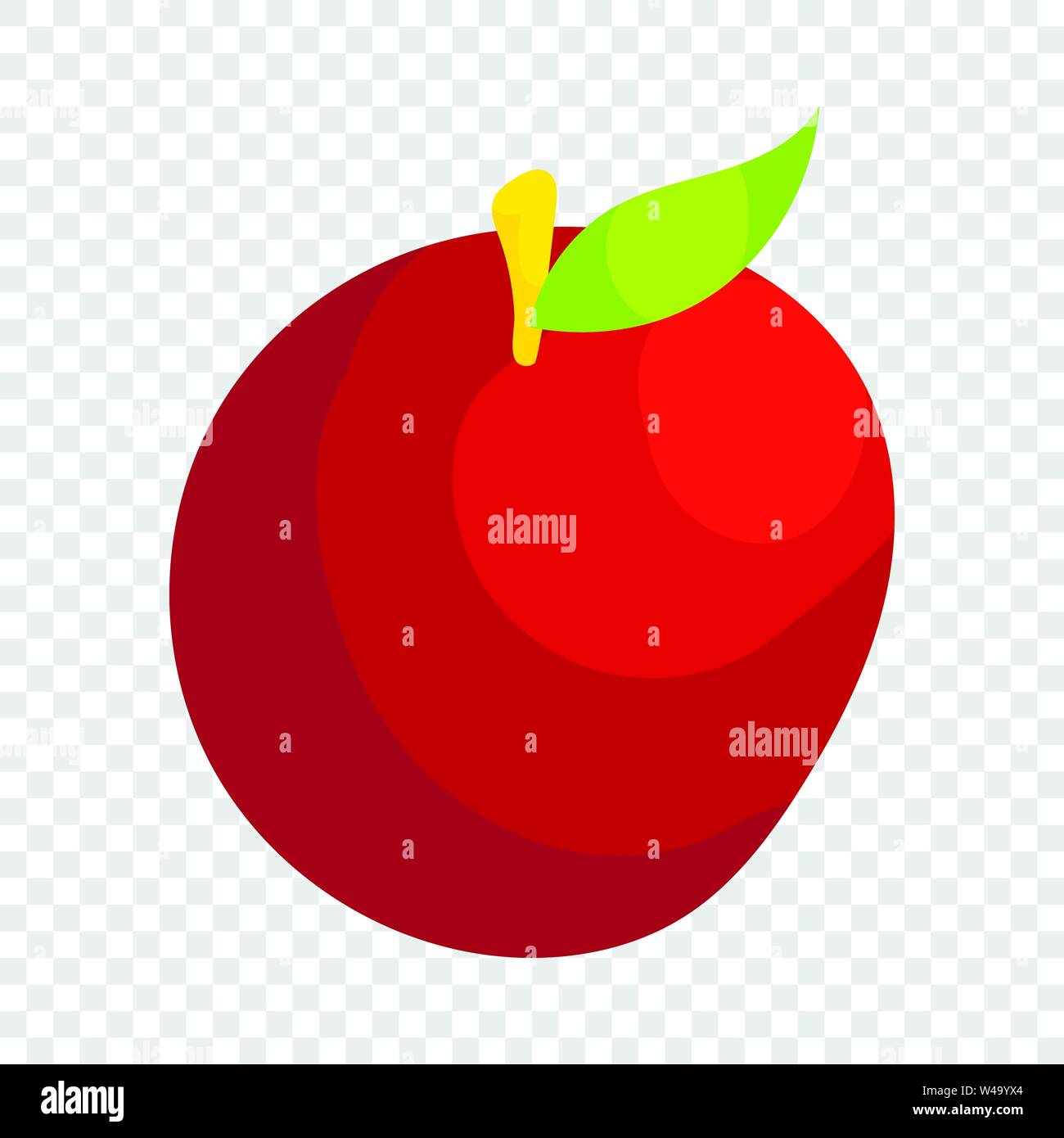 Apple icon, cartoon style Stock Vector Image & Art - Alamy