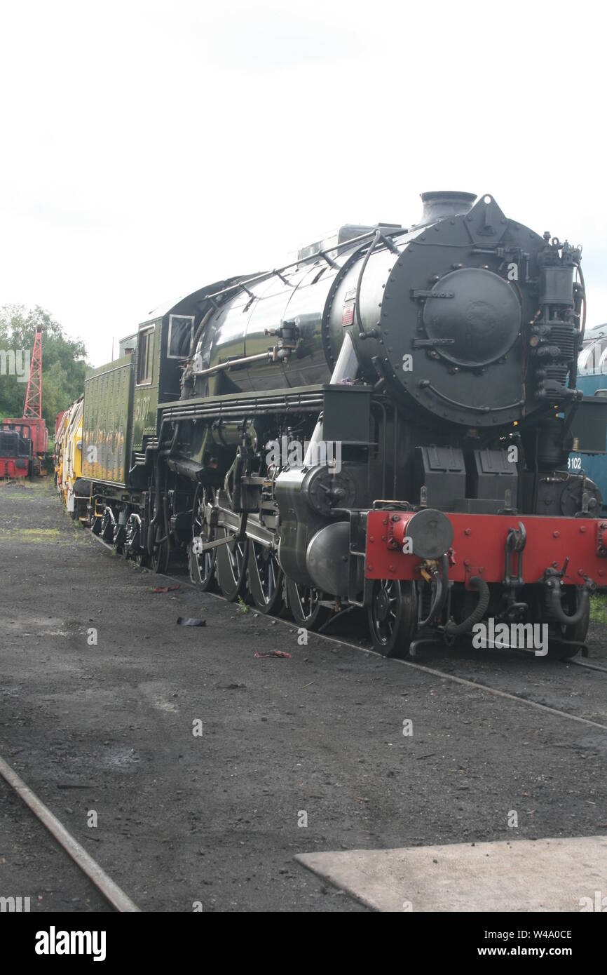 American steam locomotive at Cheddleton preserved railway station,Lima ...