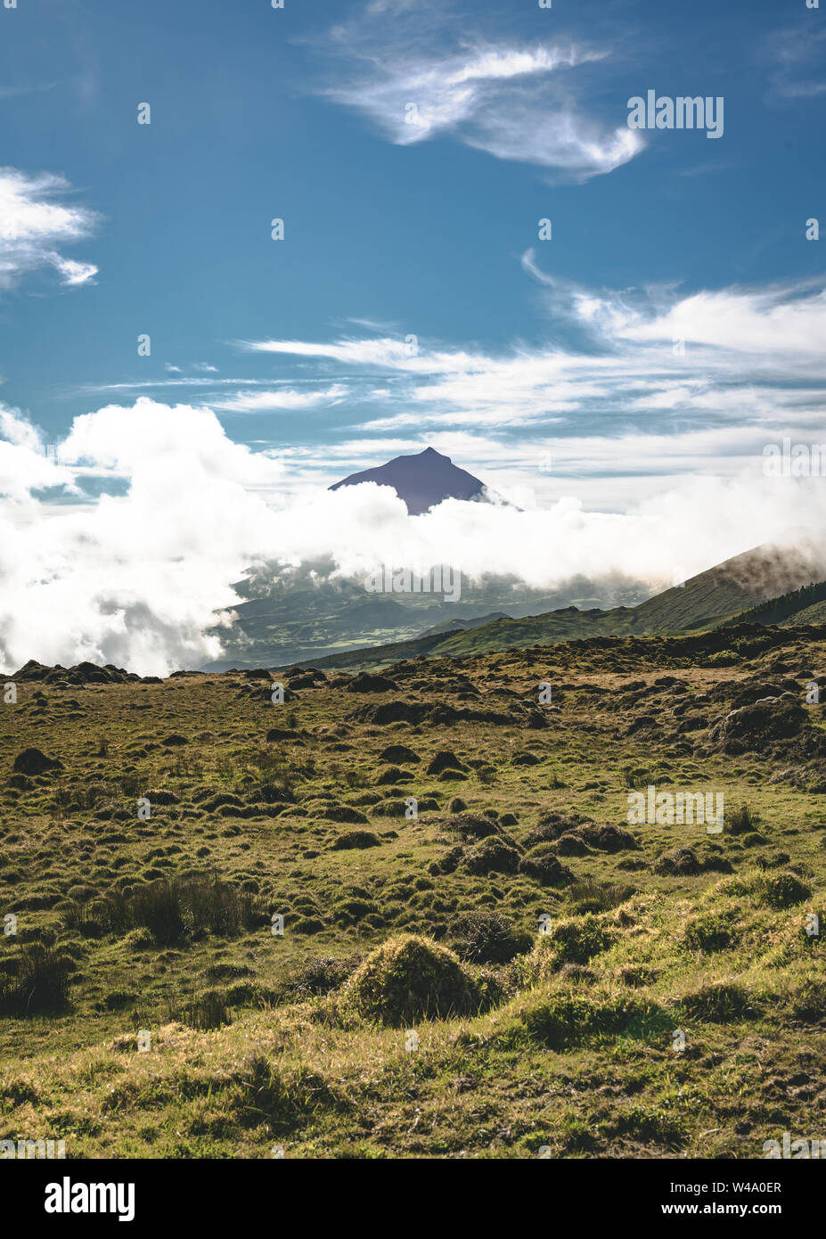 Lanscape near EN3 longitudinal road northeast of Mount Pico and the ...