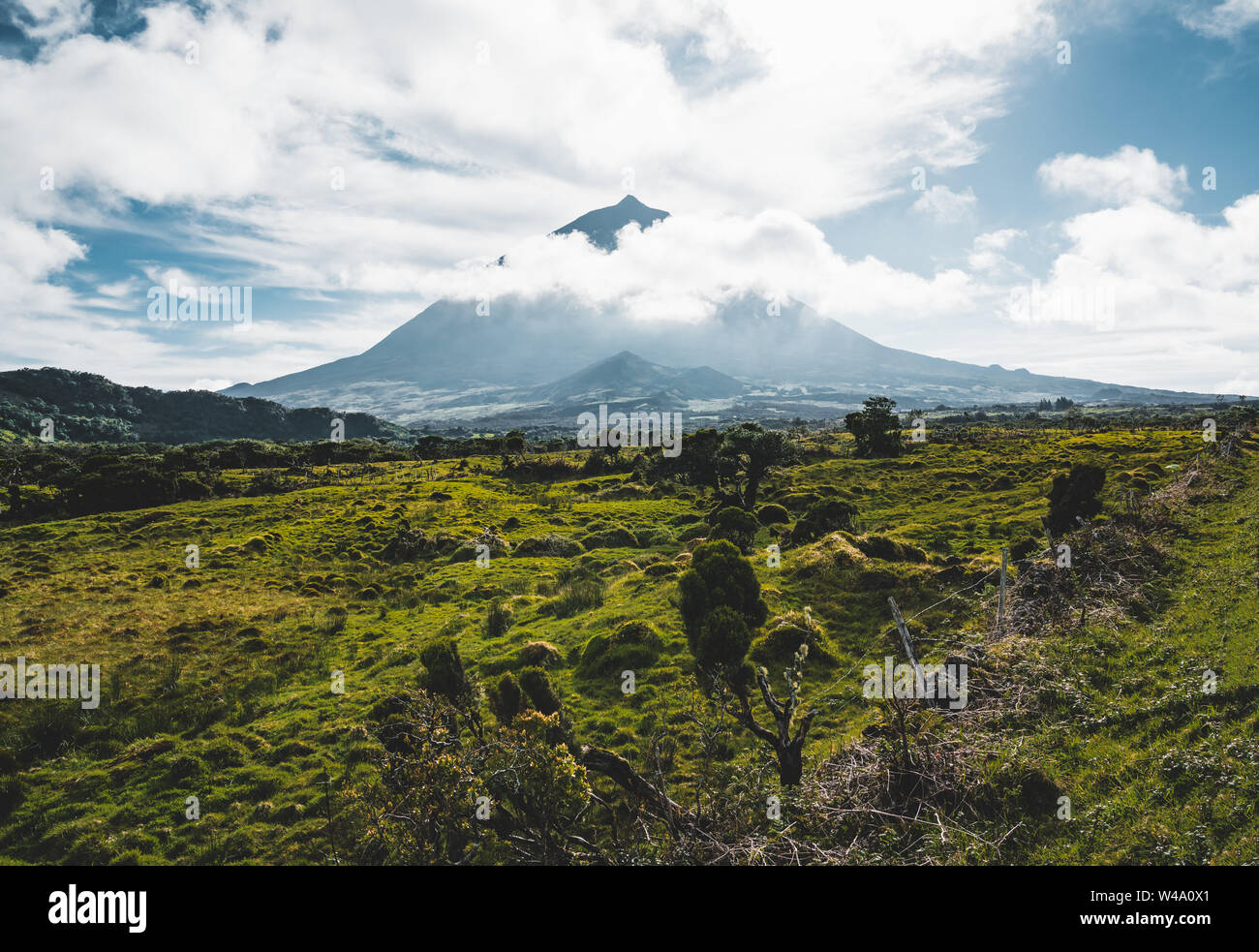 Lanscape near EN3 longitudinal road northeast of Mount Pico and the ...