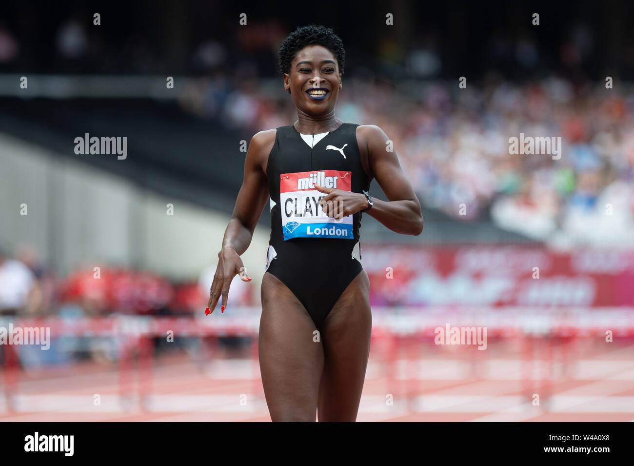 Rushell clayton hurdles hi-res stock photography and images - Alamy