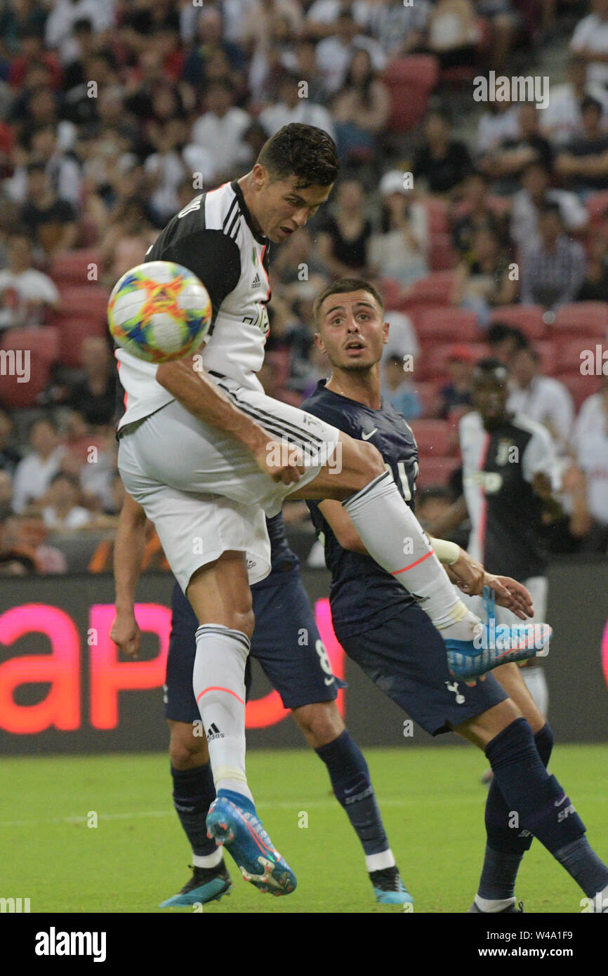 Cristiano ronaldo of juventus header hi-res stock photography and ...