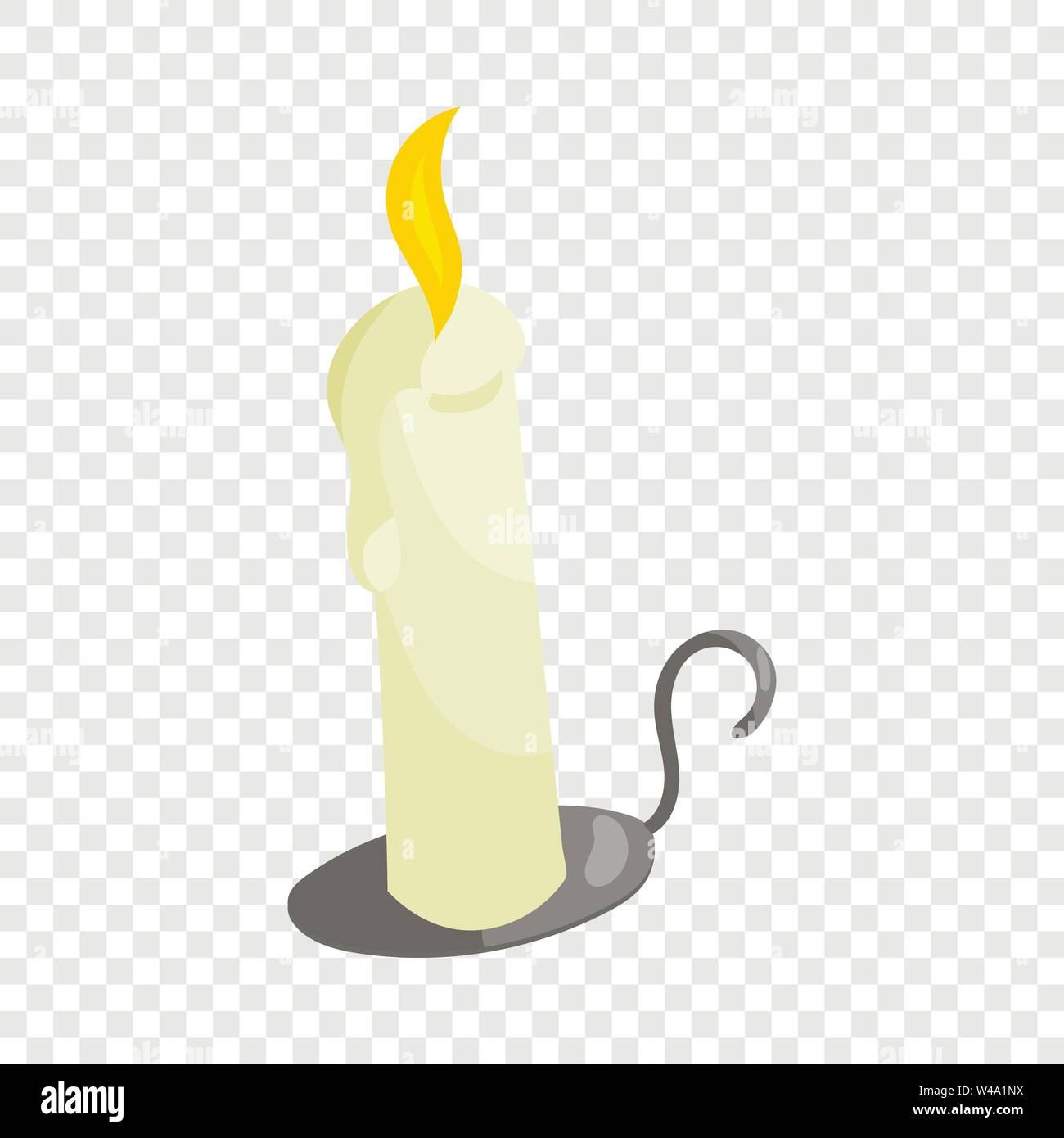 Christmas candle icon, cartoon style Stock Vector Image & Art - Alamy