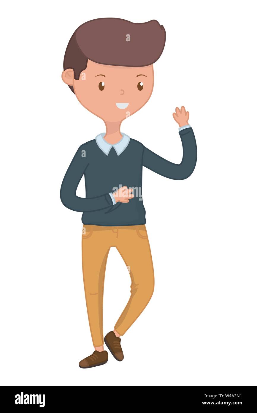 Teenager boy design, person portrait young youth student and teen theme ...